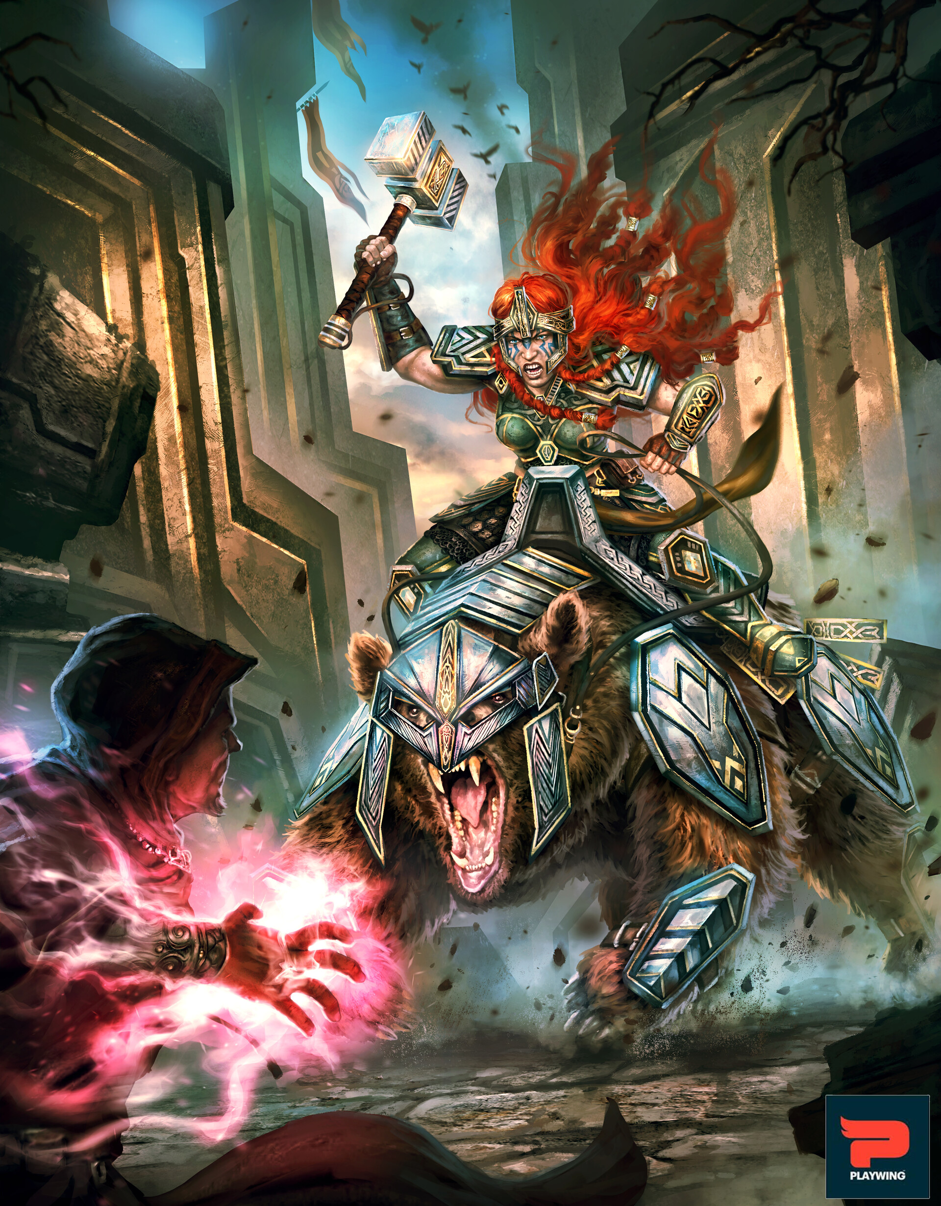 ArtStation - Dwarf Cavarly- Playwing