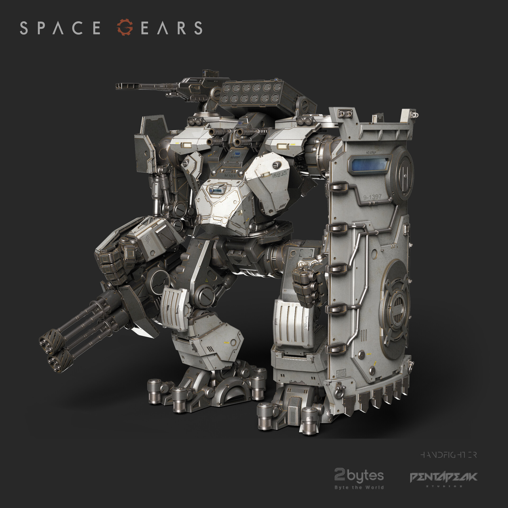 ArtStation - Defender M1D1 Mech