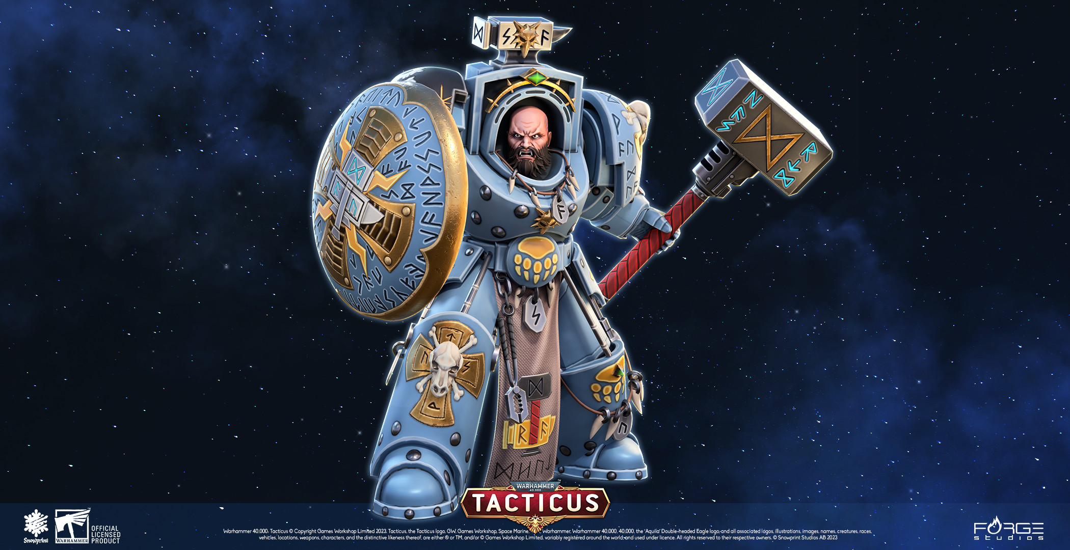 FORGE STUDIOS - Warhammer 40k: Tacticus - Arjac Rockfist