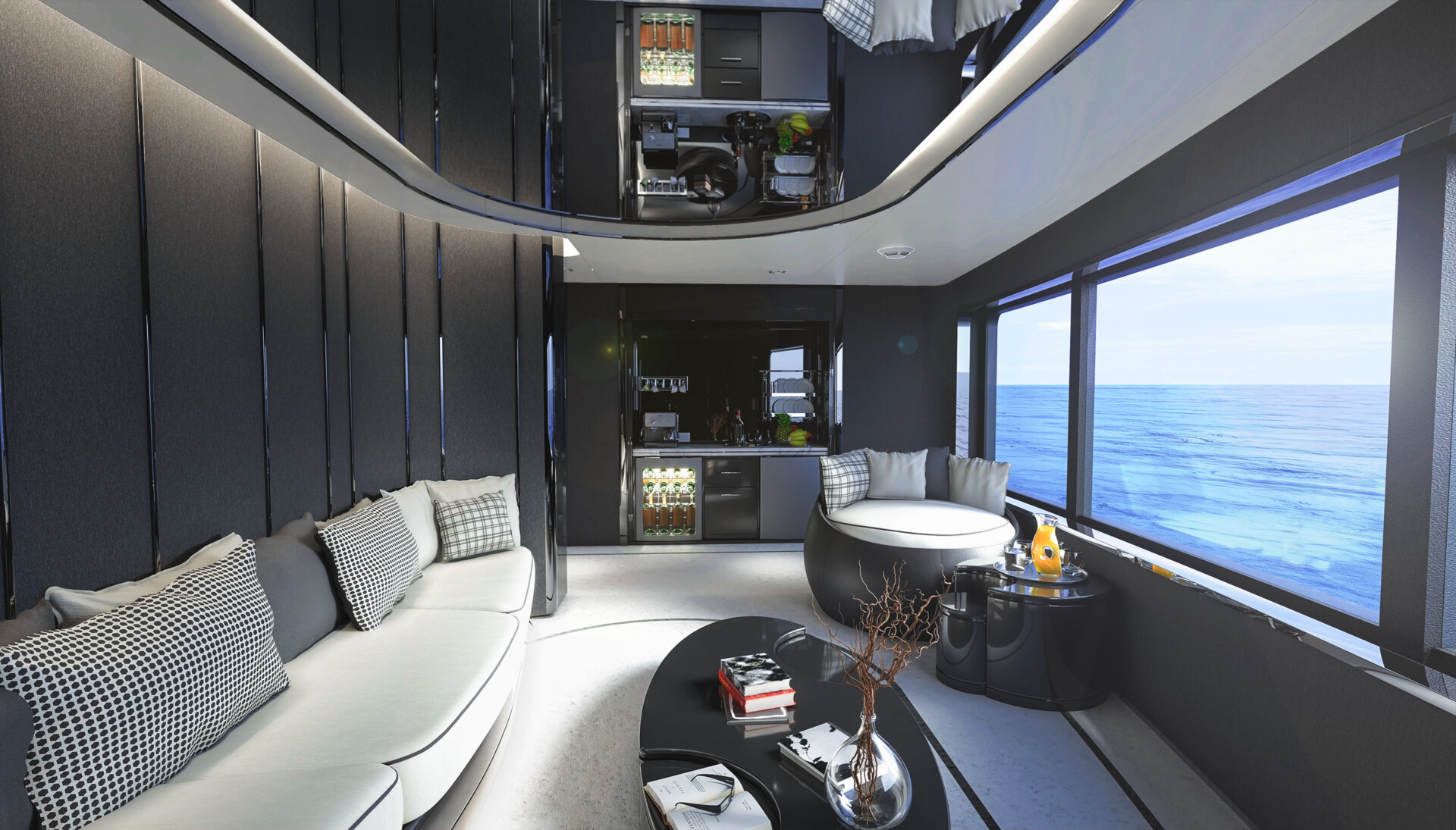 ArtStation - Master Yacht Cabin Design and Visualisation
