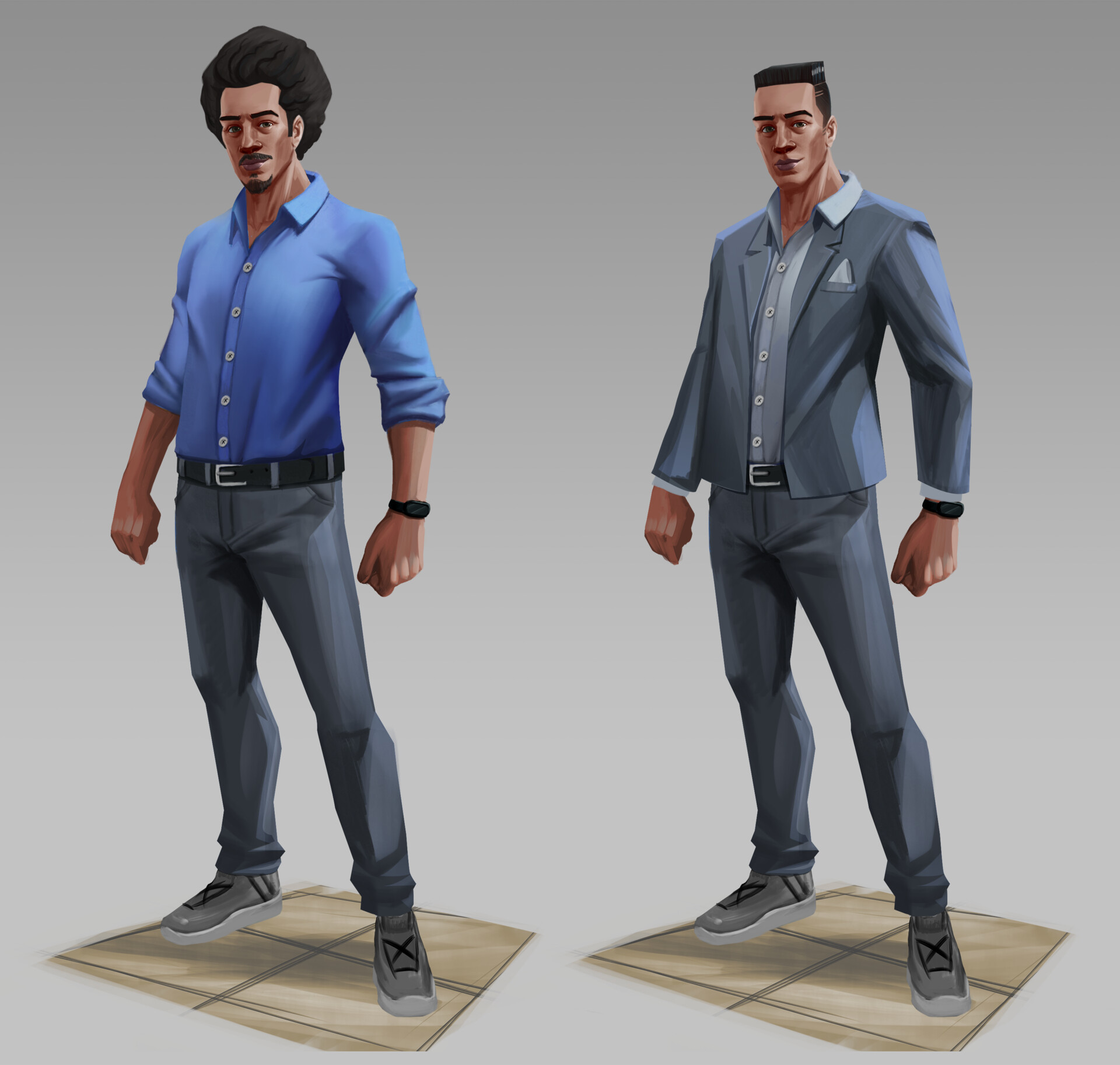 ArtStation - Character Concept Art for Web-GL Game