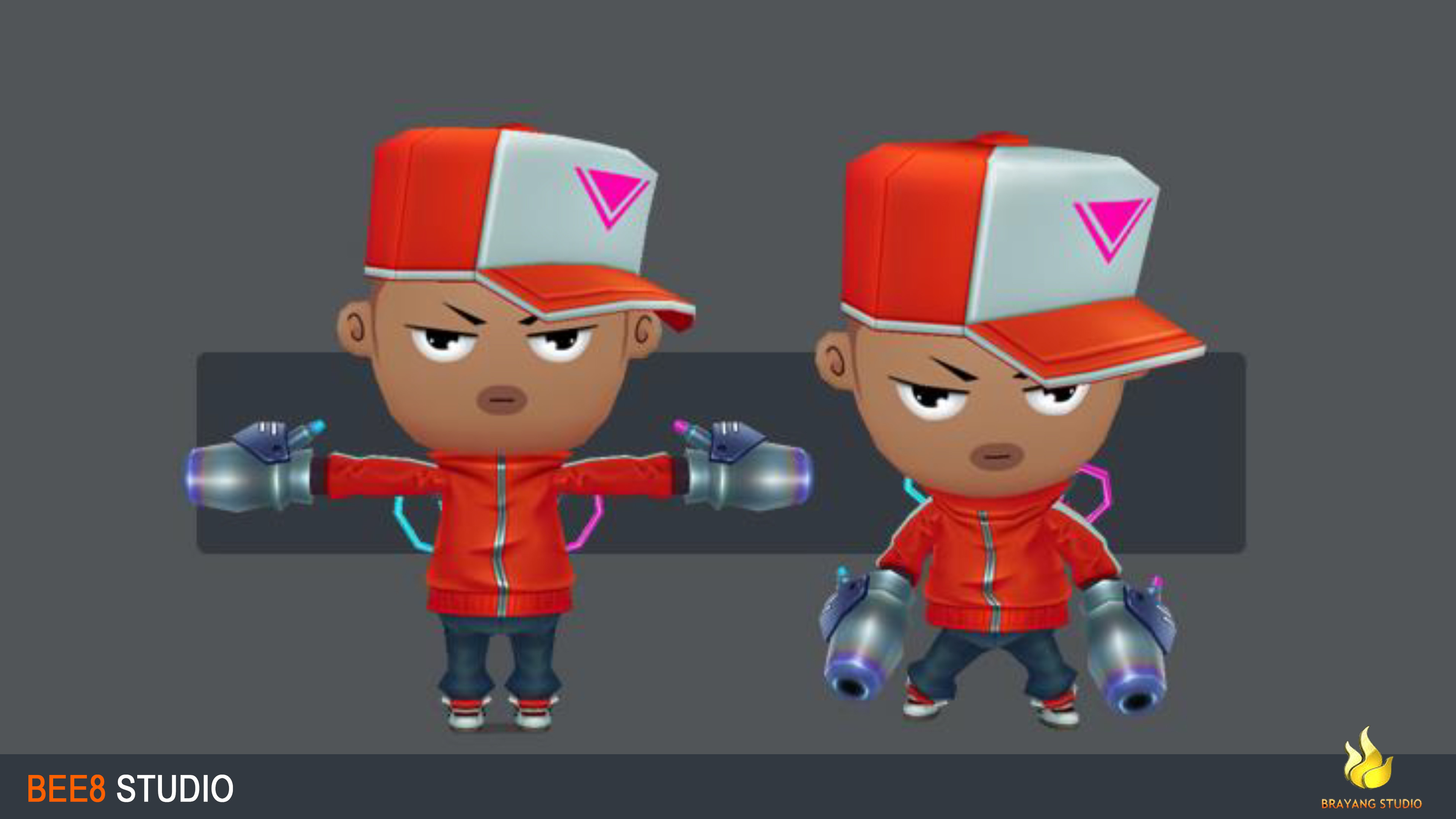 BEE8 STUDIO - 3D Character for Game - Hand Painted Texture