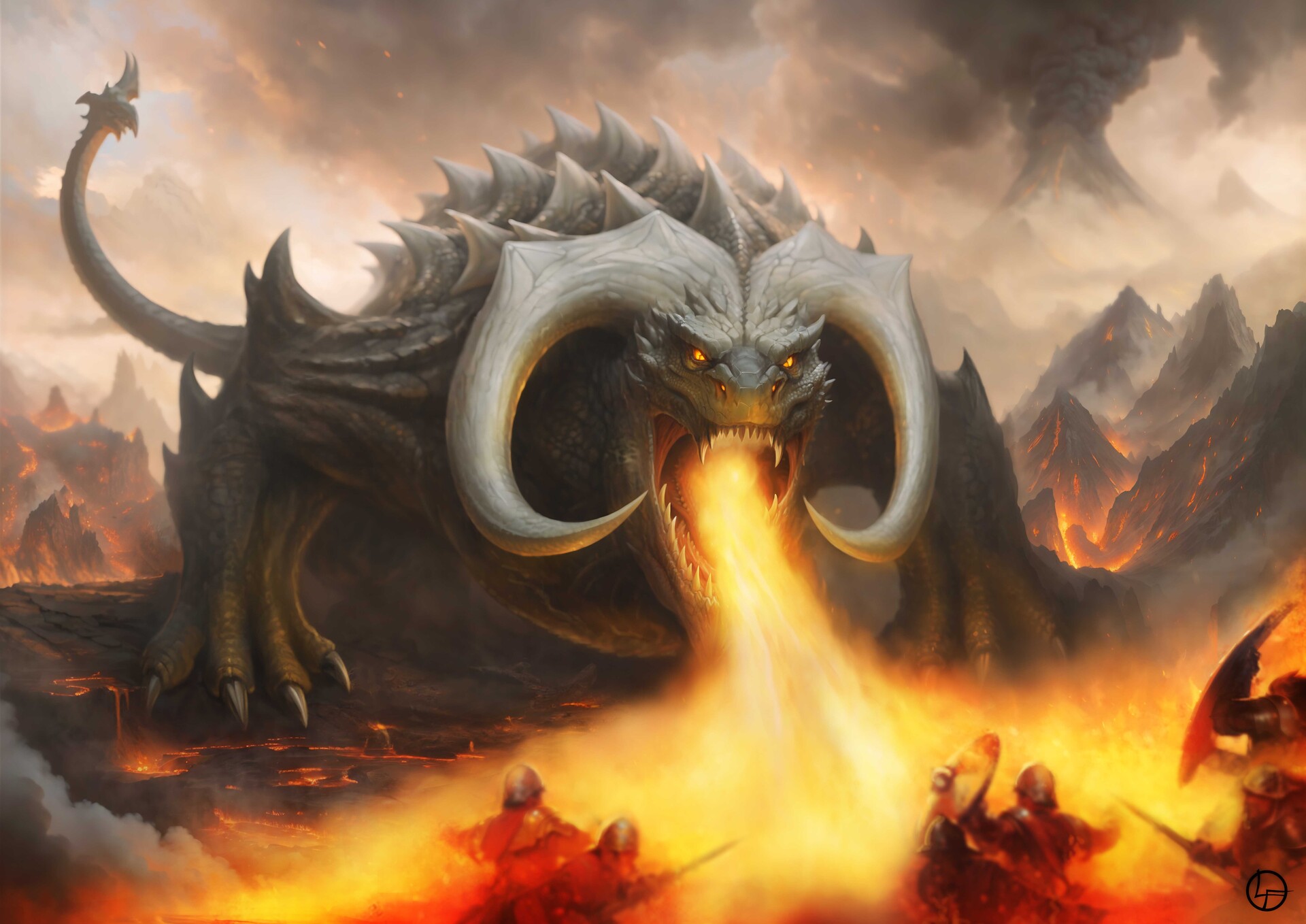 ArtStation - Rock earth dragon