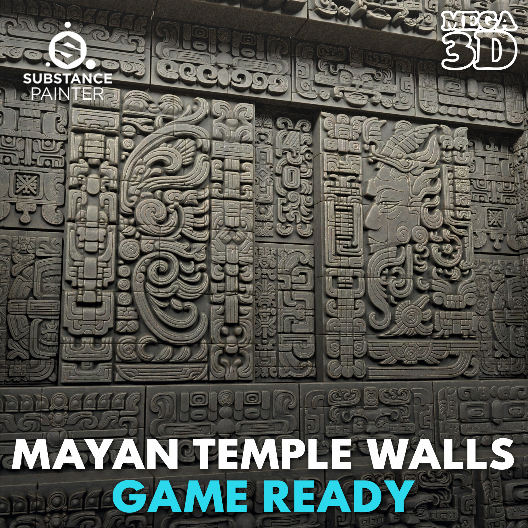 ArtStation - Mayan Temple Walls 230731