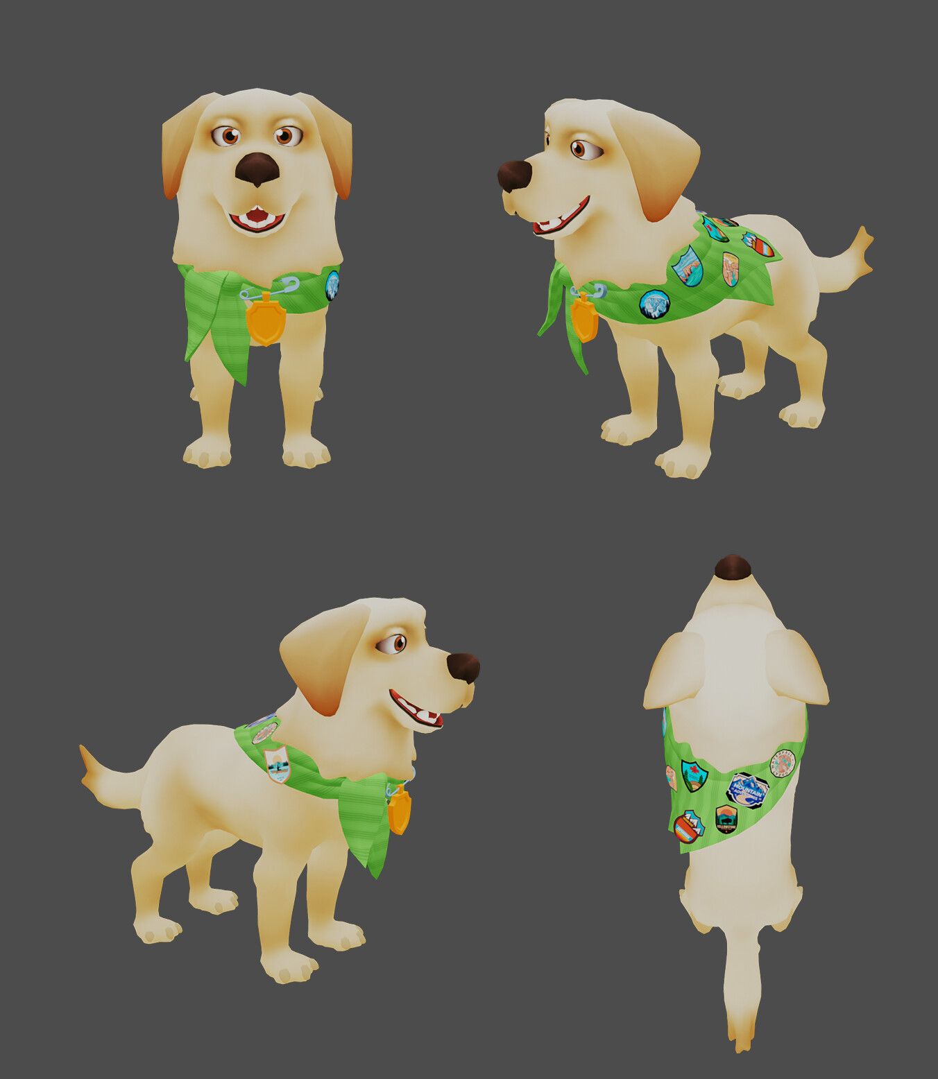 ArtStation - Labrador Retriever Outfit 1