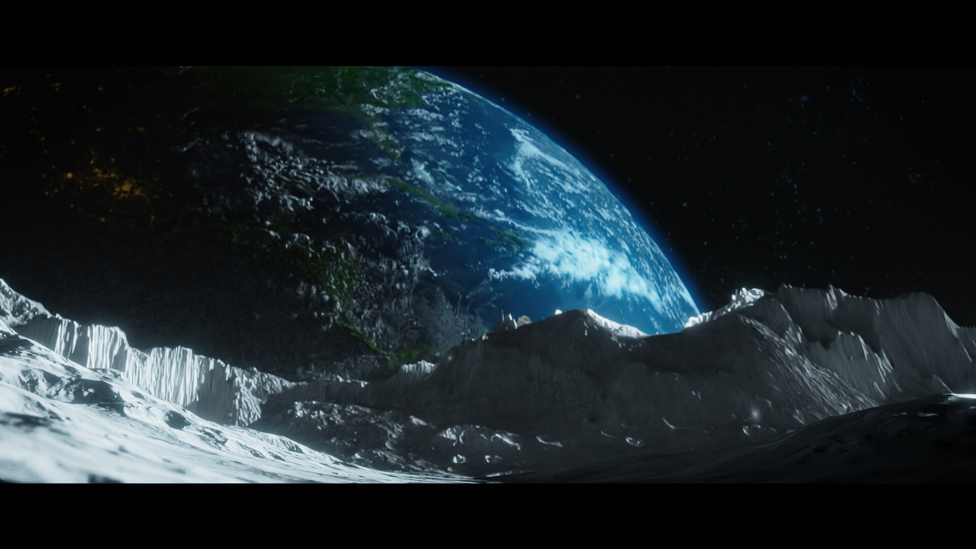 ArtStation - Moon landscape