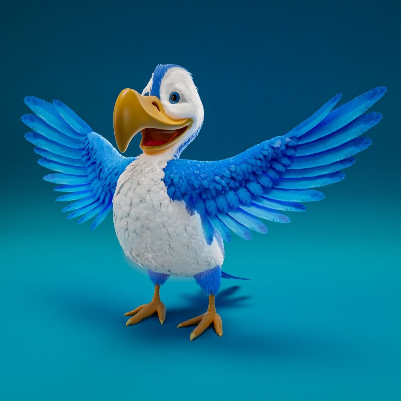 ArtStation - 3D Bird Character