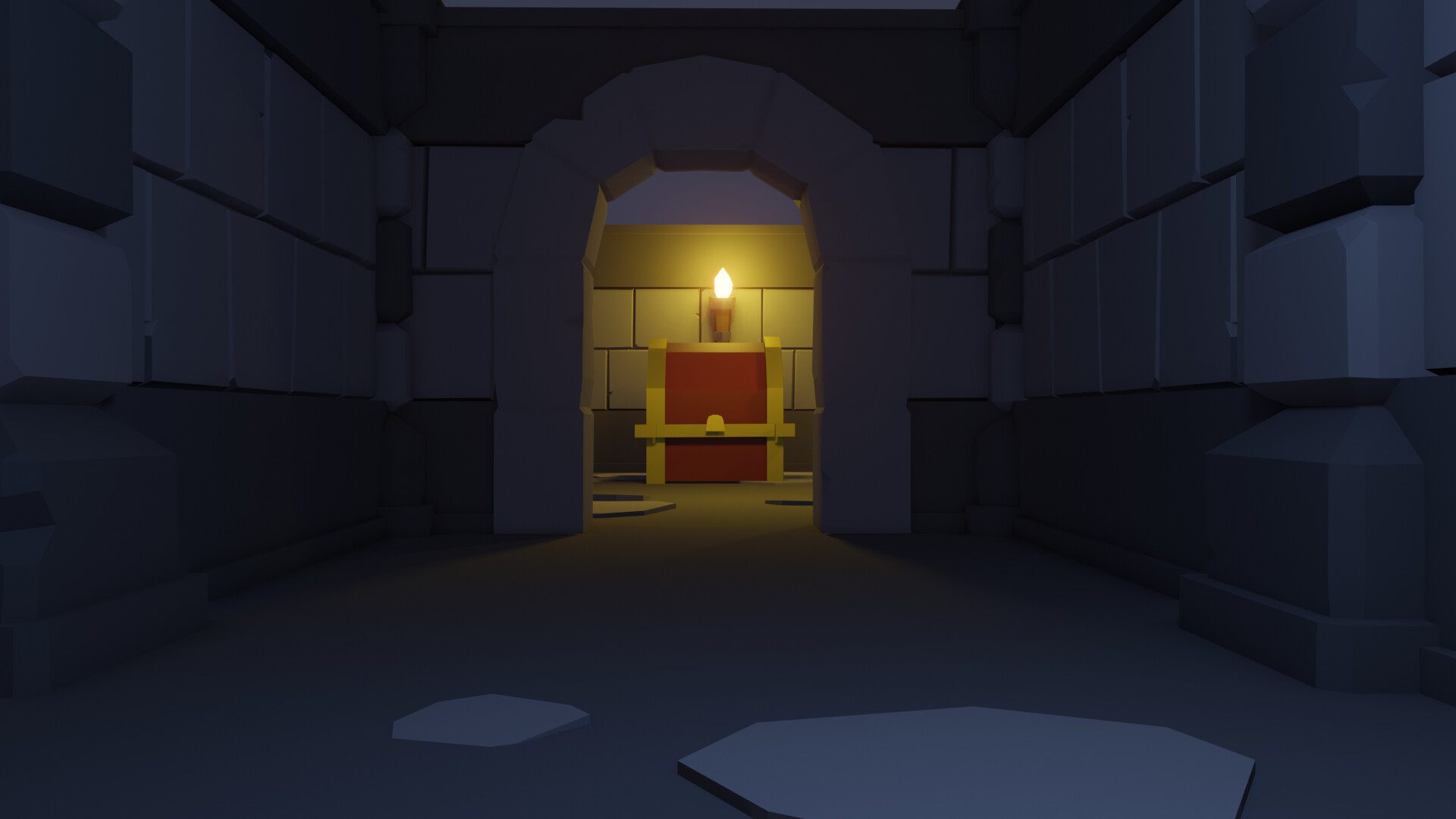 ArtStation - Low poly dungeon
