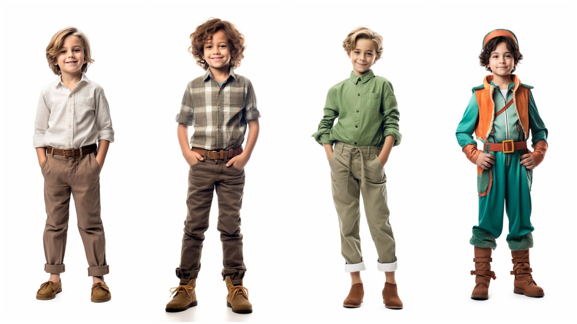 Concept Art - +210 Kid Boy Character Concept (4k)