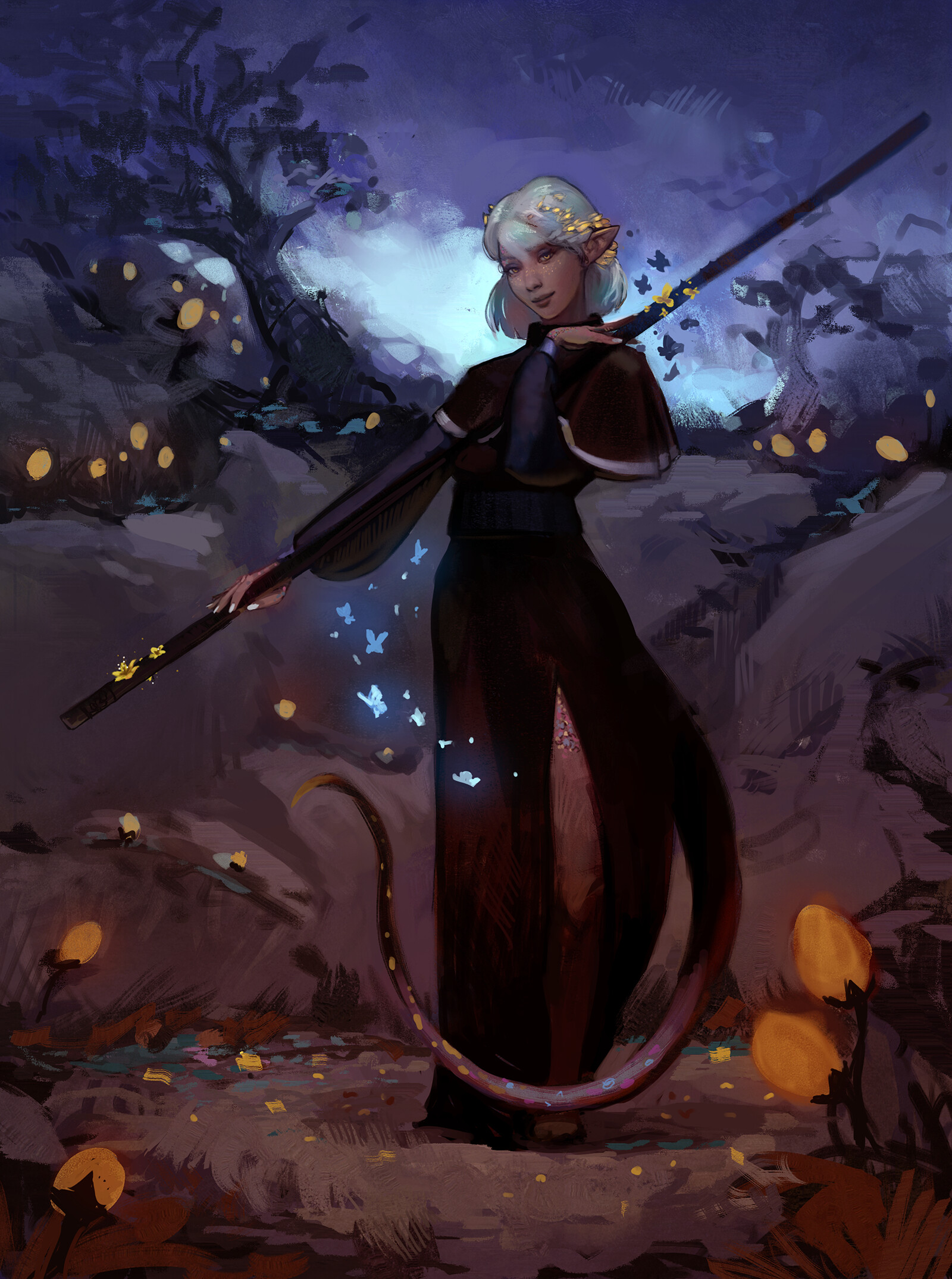 ArtStation - Pandora the Staff Acrobat 2 (Pathfinder 2e Character)