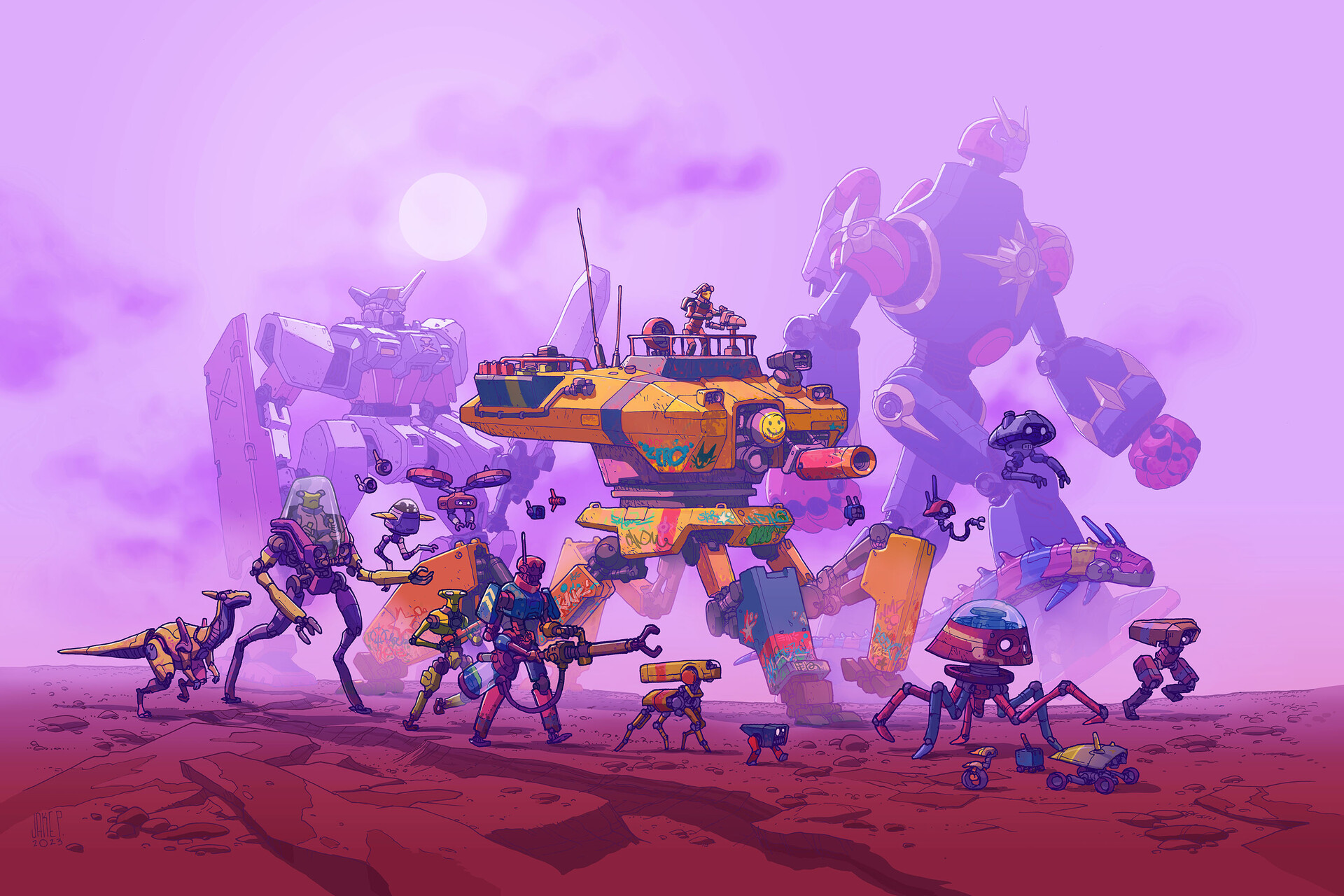 ArtStation - Ryder's Intergalactic Guide to Robots