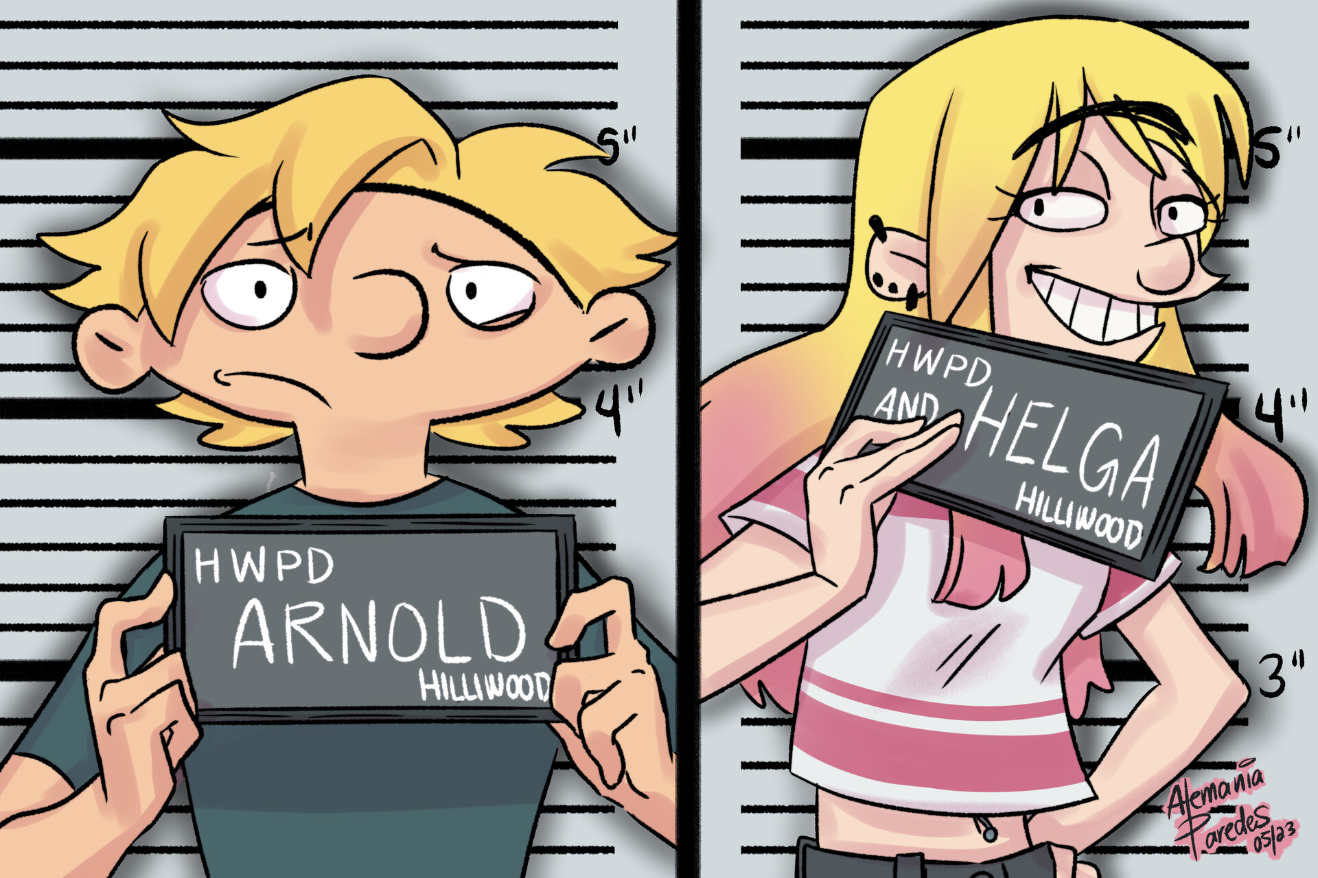 Alemania Paredes Hey Arnold Fanart