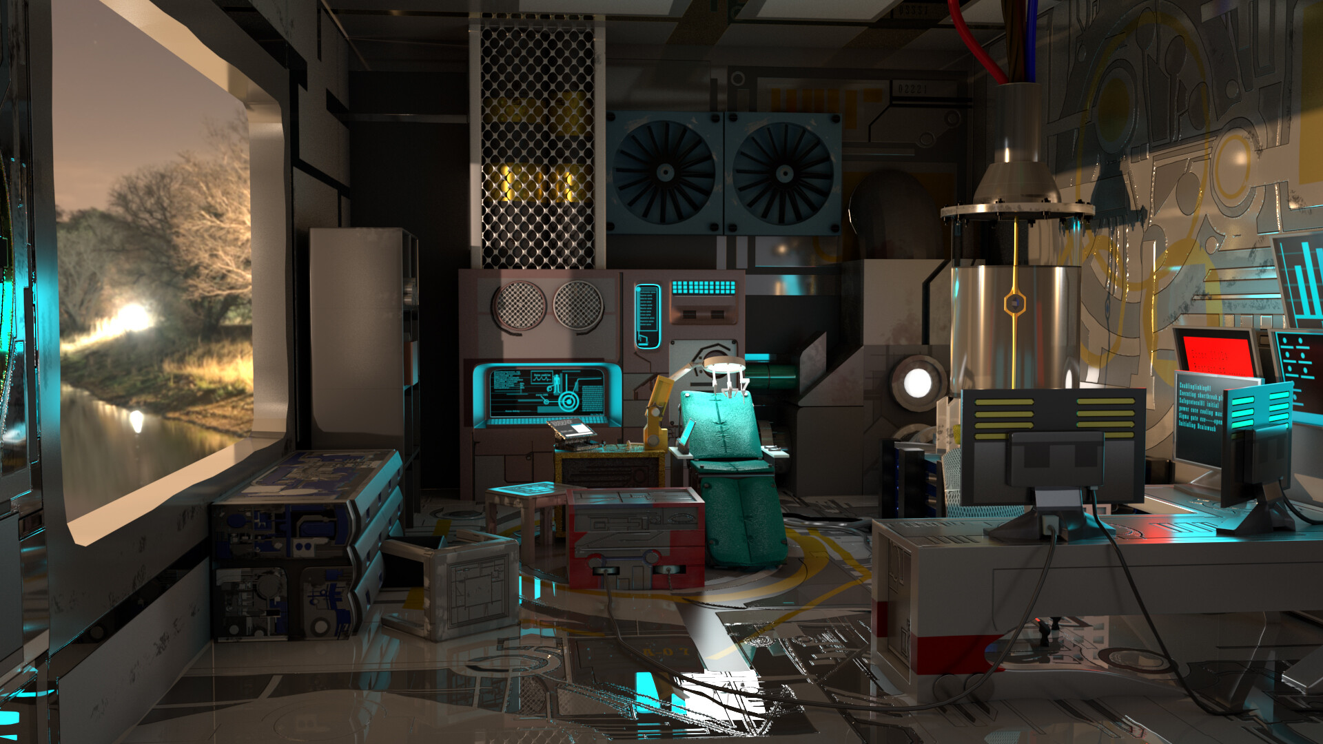 ArtStation - Future Memory Remove Shop