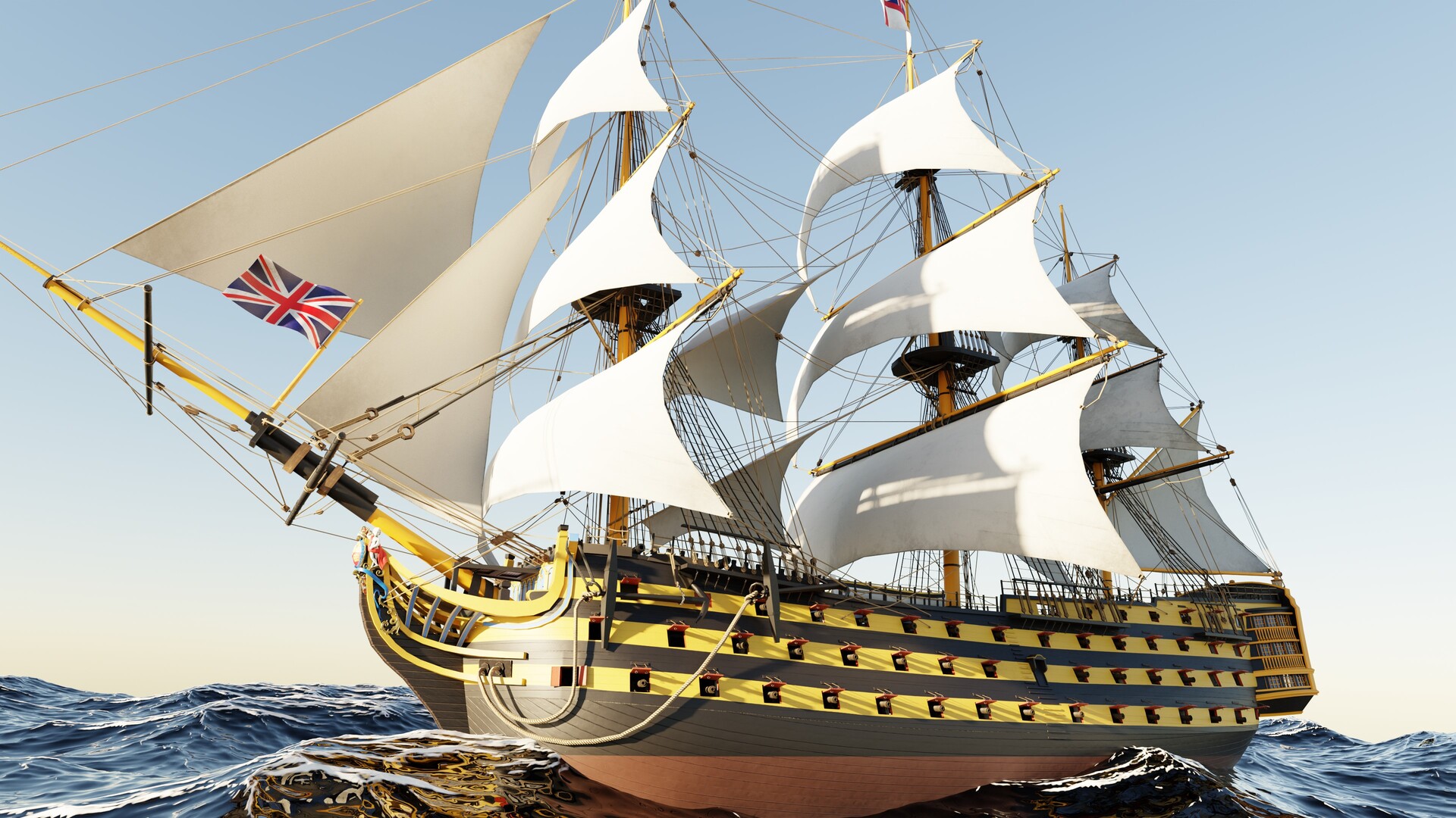ArtStation - HMS Victory ship