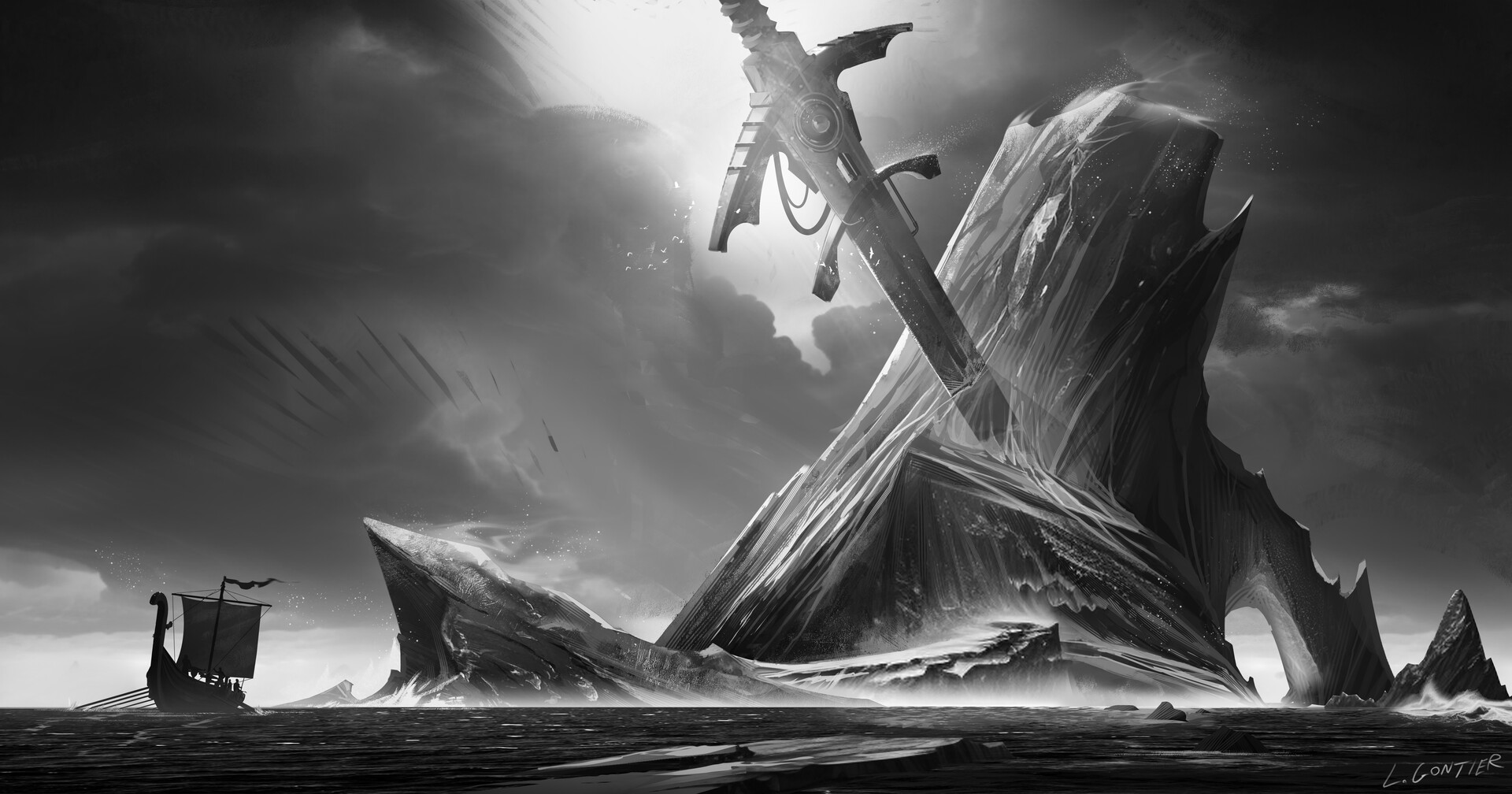 Léo Gontier - The Fire Giant's Sword - L'épée du Géant de Feu