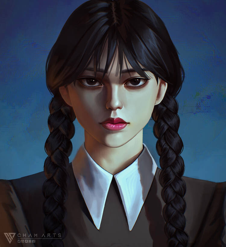 ArtStation - Wednesday Addams - Fanart