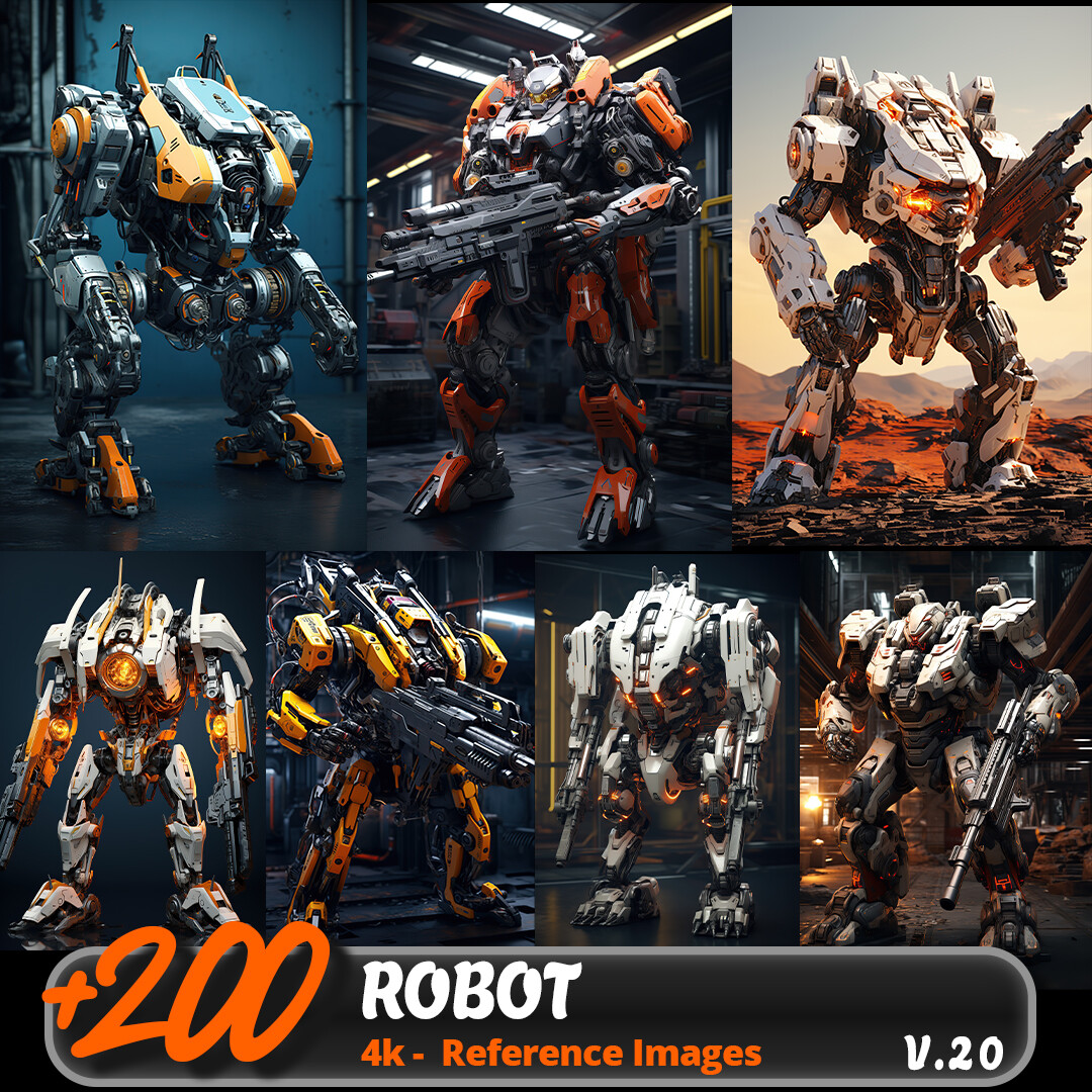 ArtStation - ROBOT VOL.20/ 4K/ Reference Image