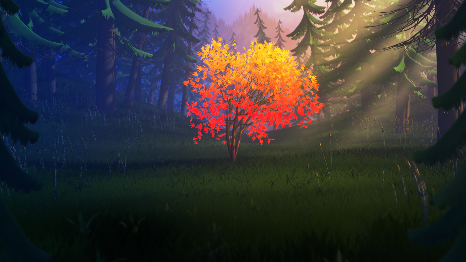 ArtStation - Forest Scene