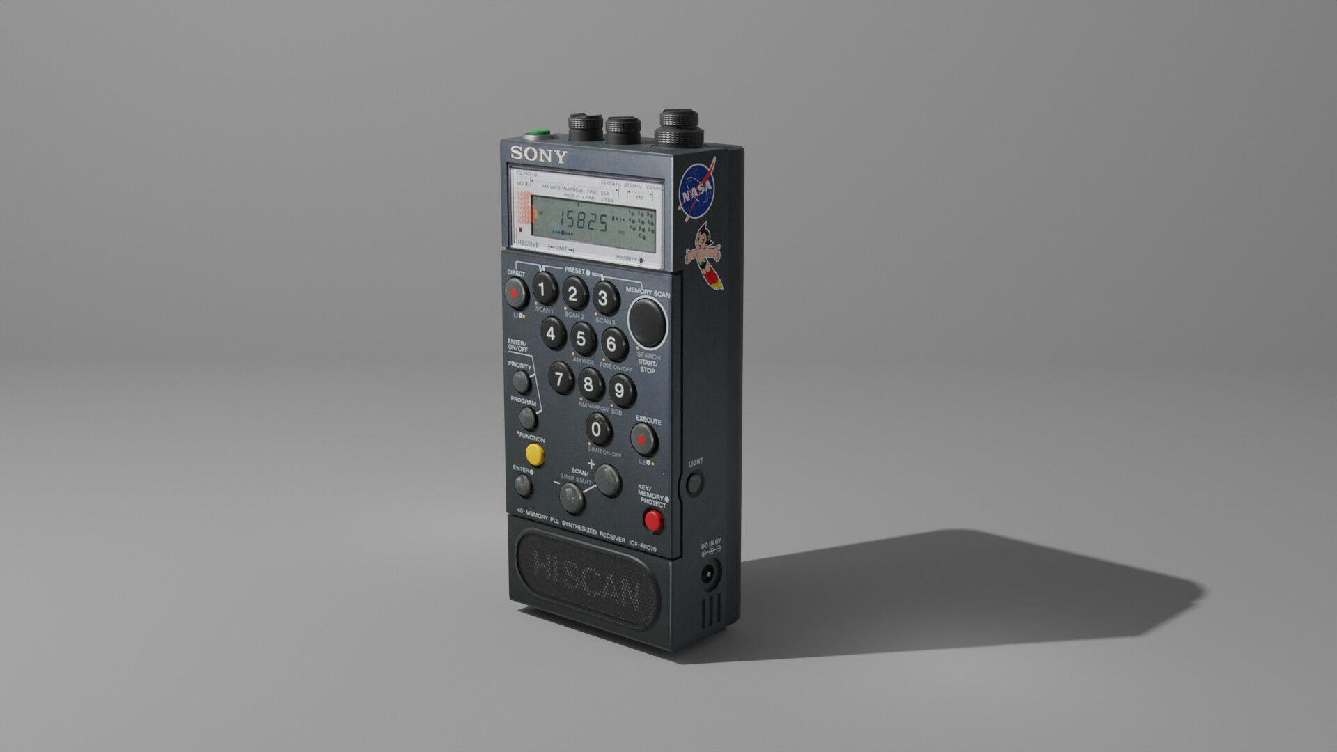 ArtStation - Prop Study - Sony ICF-PRO70