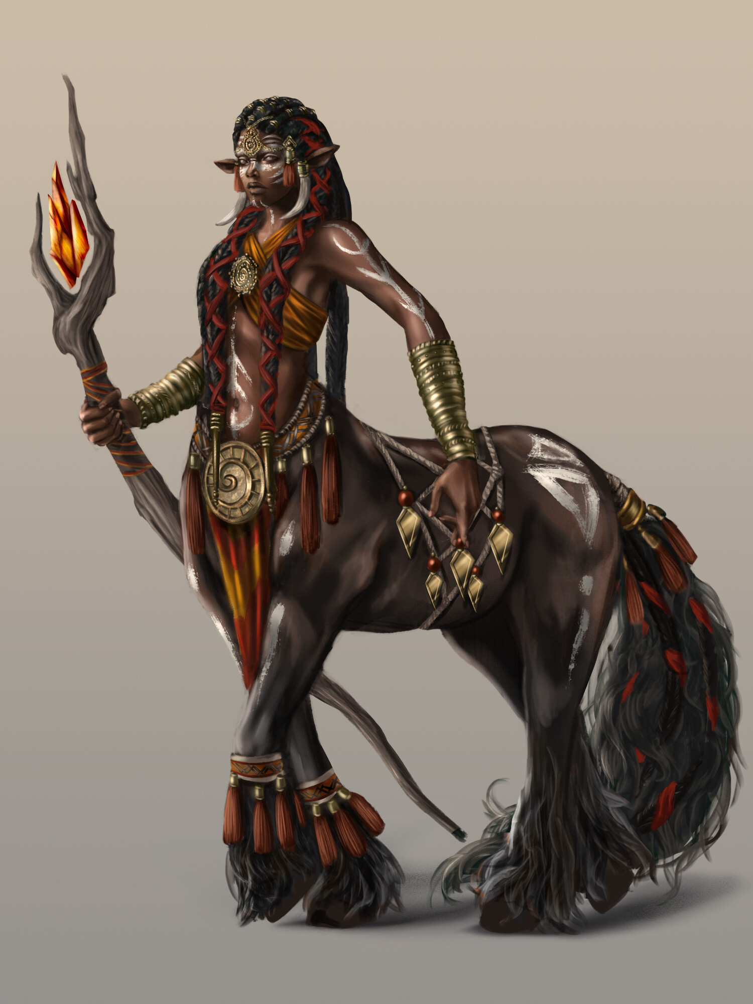 ArtStation - Centaur Cleric