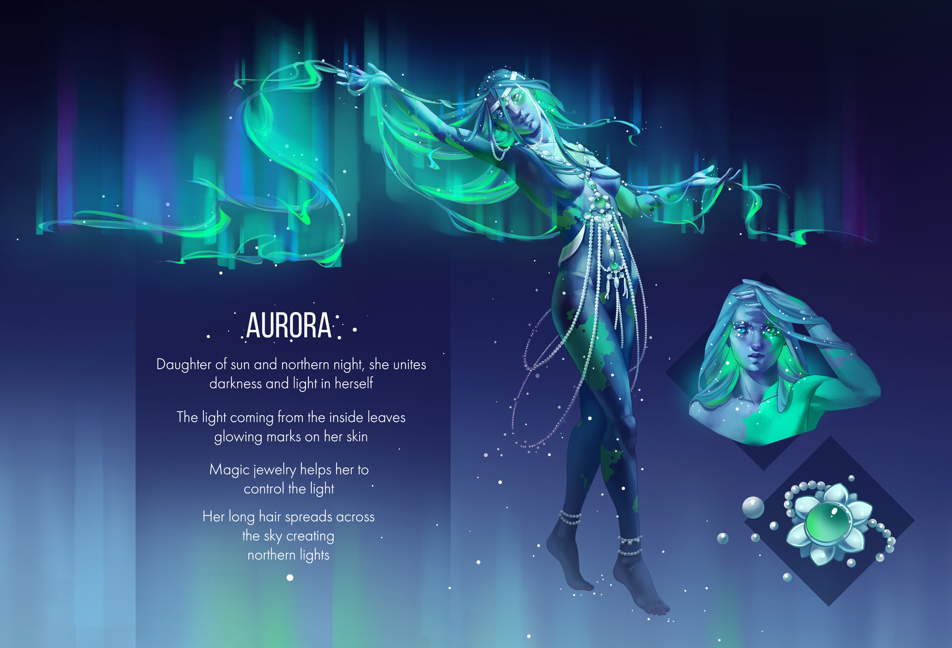 ArtStation - Aurora character design