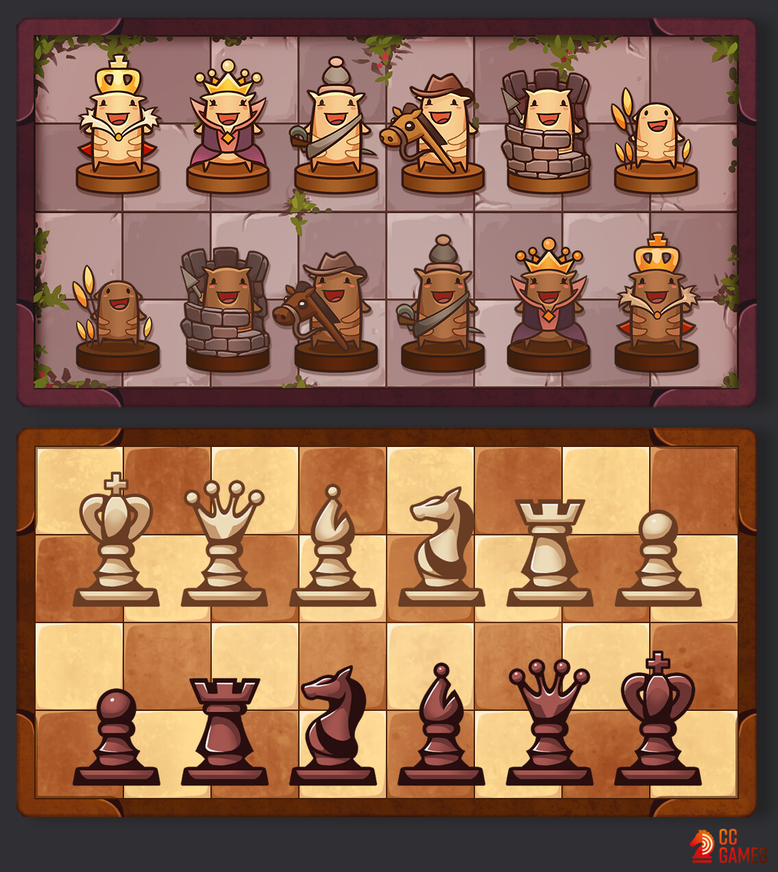 Katarzyna Garstka - Chess - Clash of Kings skin sets