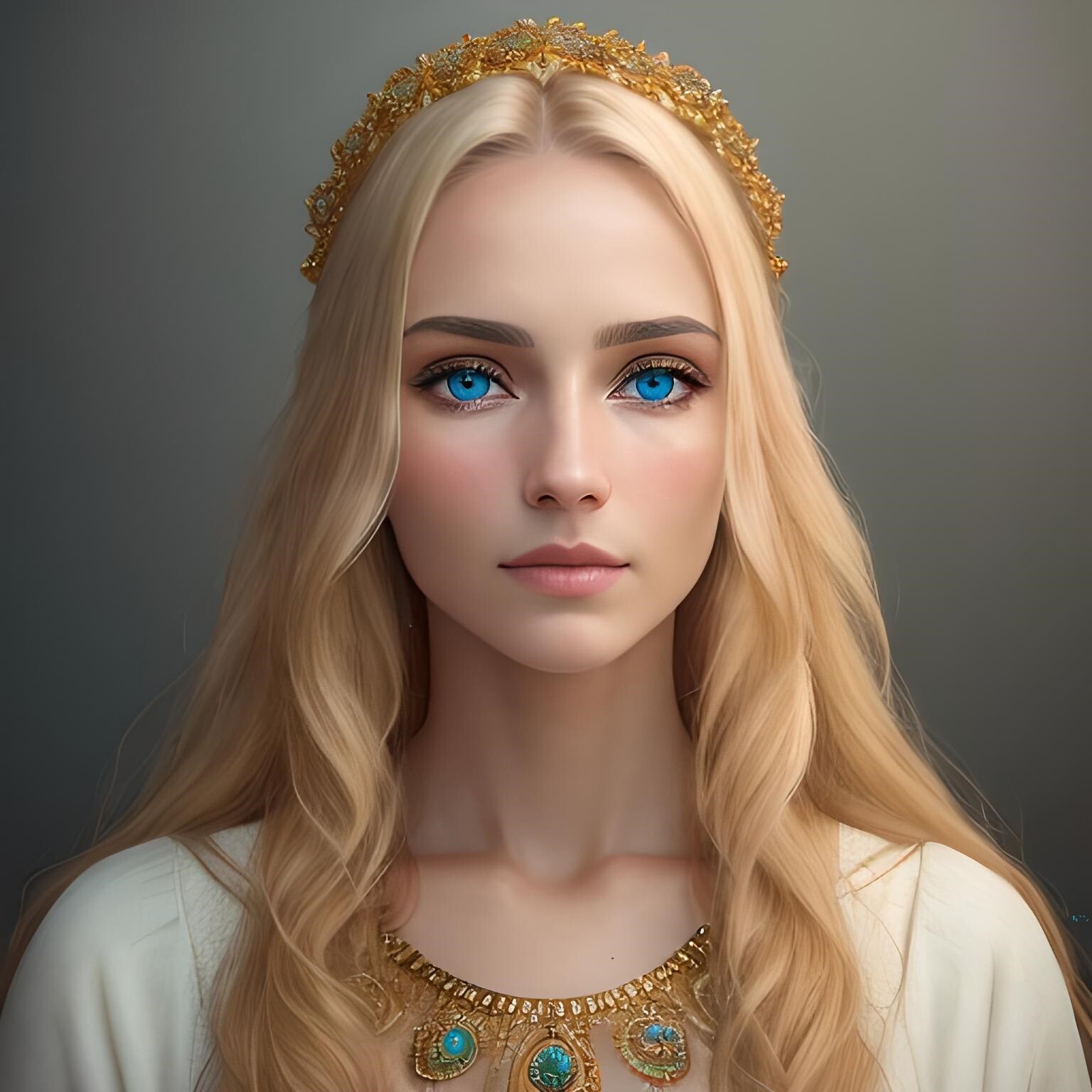 ArtStation - Fulla portrait of a Goddess