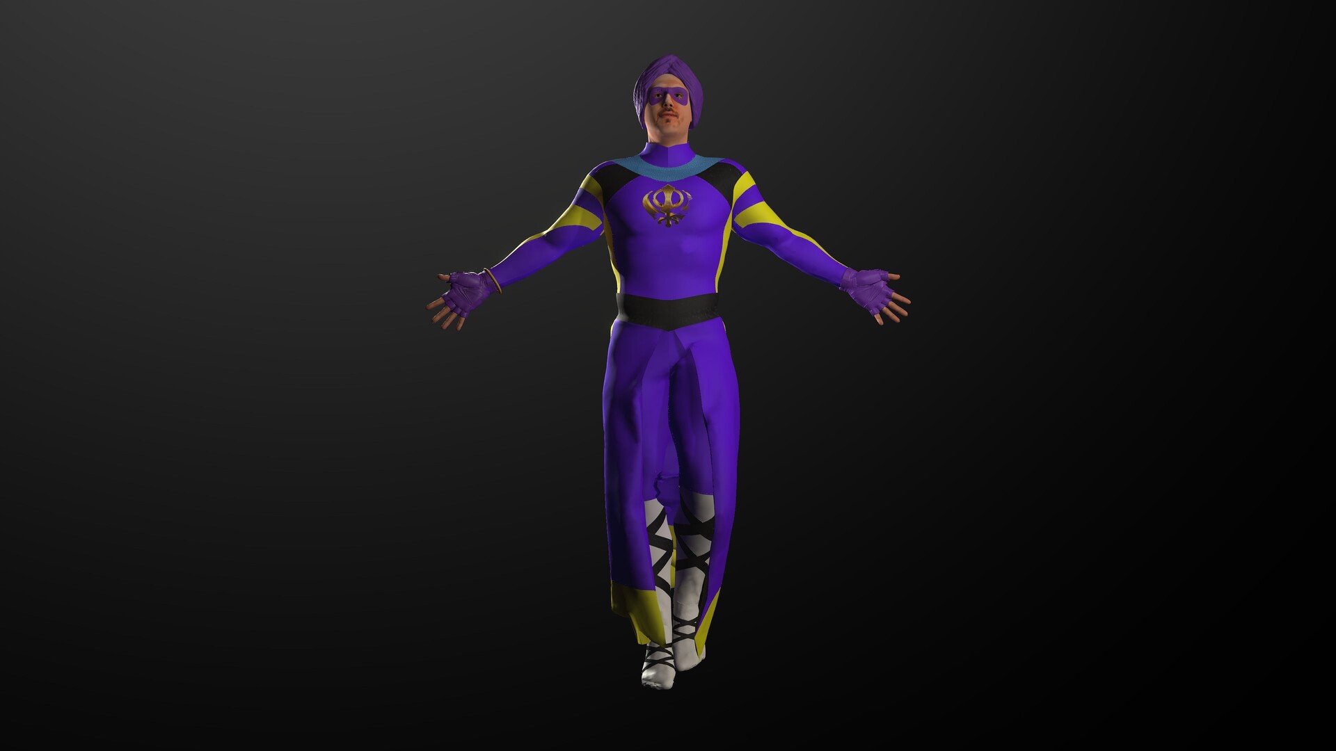 how to draw a flying jatt