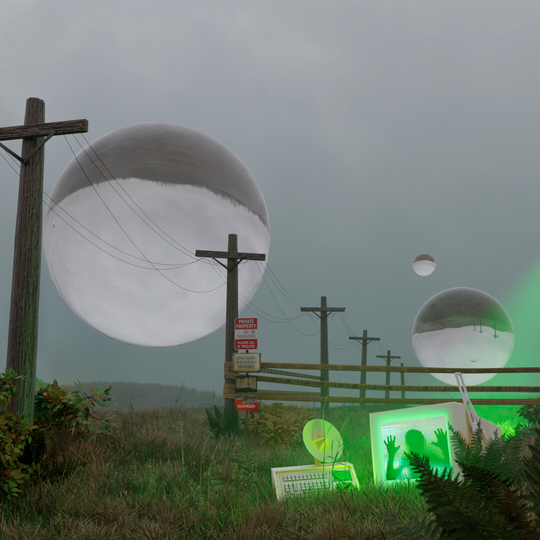 ArtStation - Overcast days with the strange foreboding