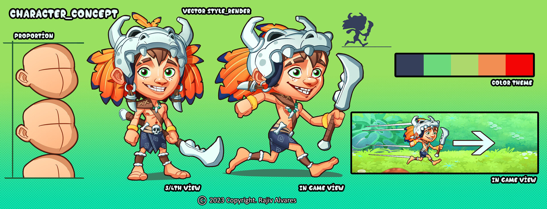 ArtStation - 2d Character Concept_Stylised