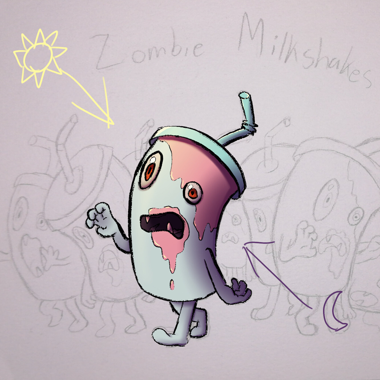 ArtStation - Zombie Milkshakes