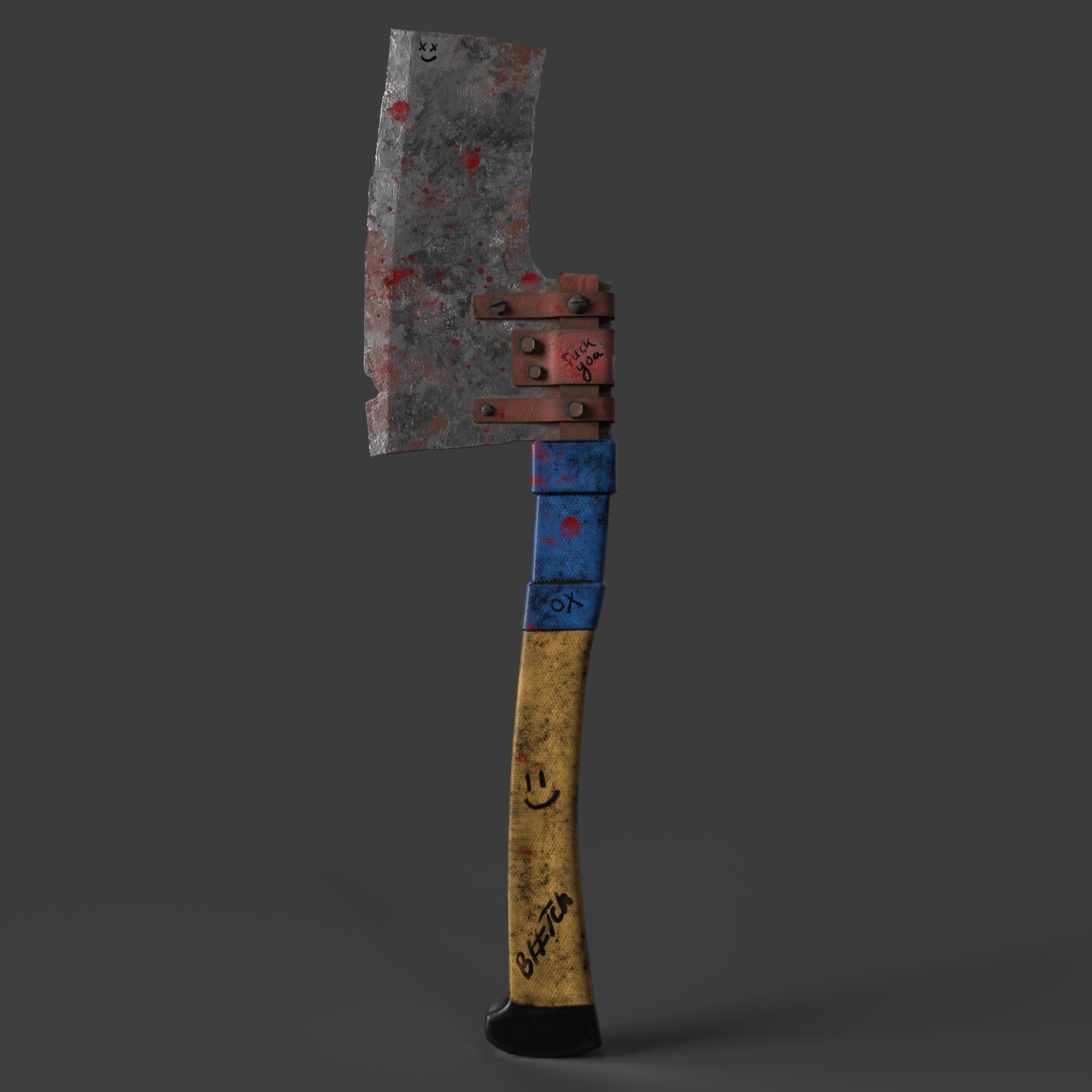 ArtStation - The Revenant's Wrath - A Homemade Zombie Apocalypse Weapon