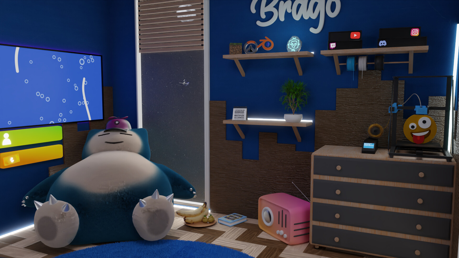 ArtStation - 3D Stream Background n°1