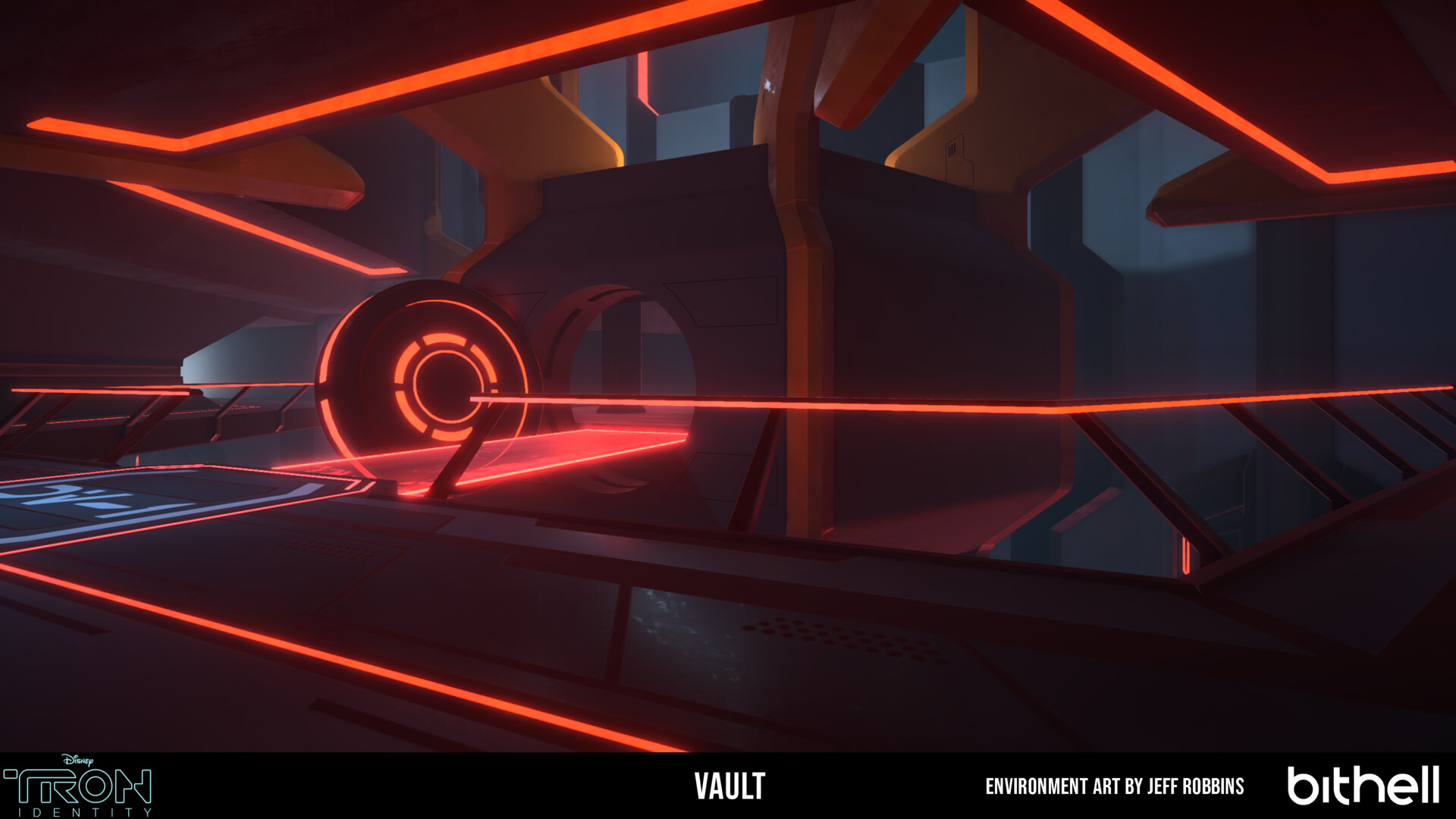 Jeff Robbins - Tron Identity - Vault Environment
