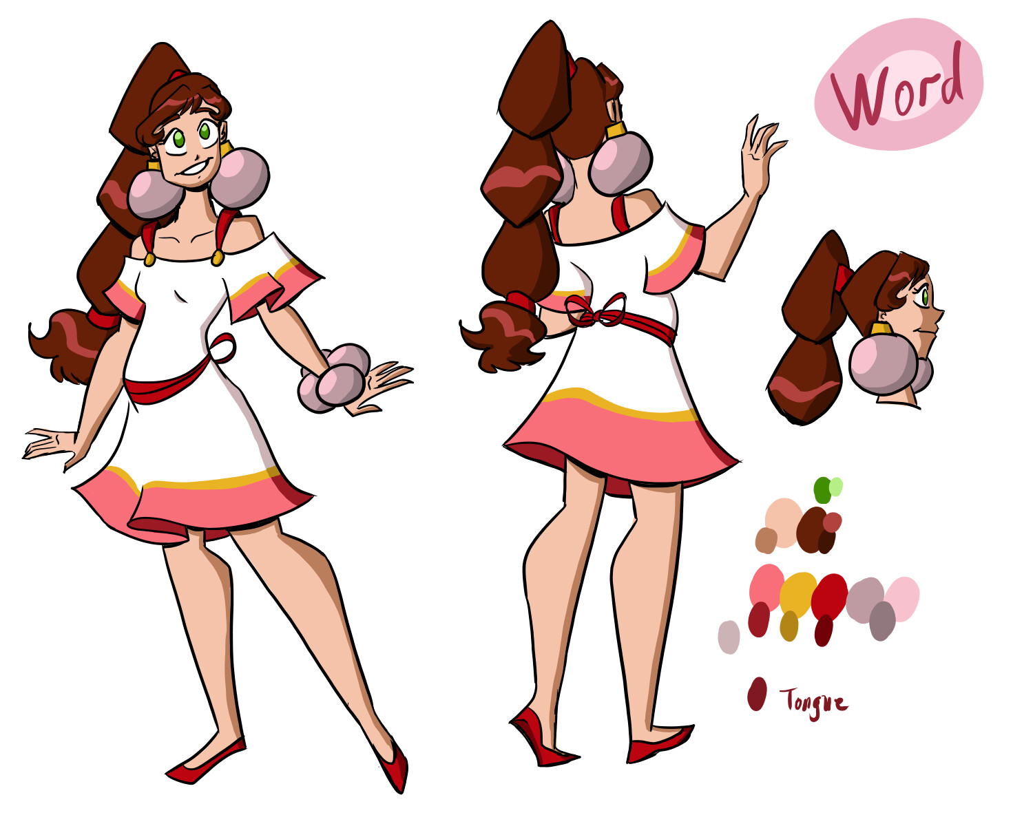 ArtStation - Thumbelina reference sheet