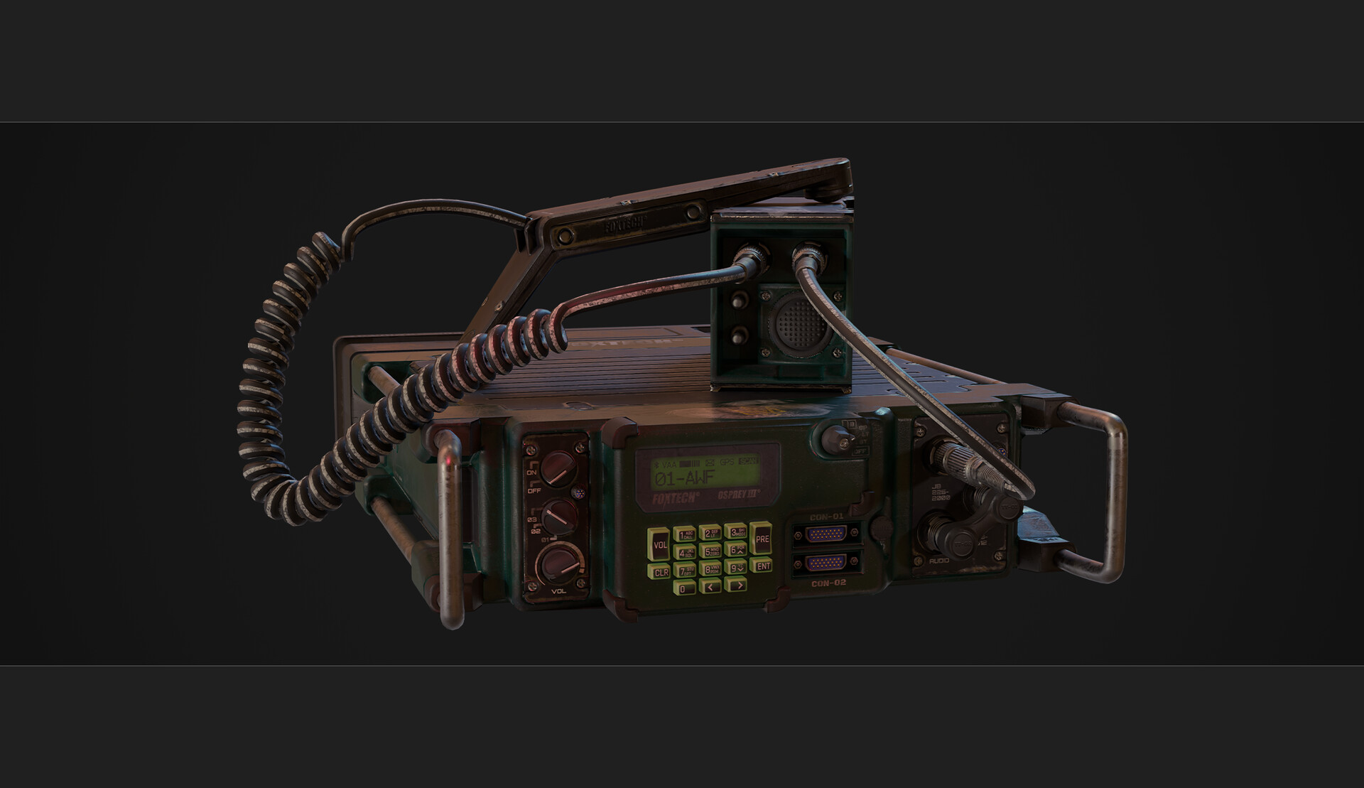 ArtStation - Military Radio. Tutorial