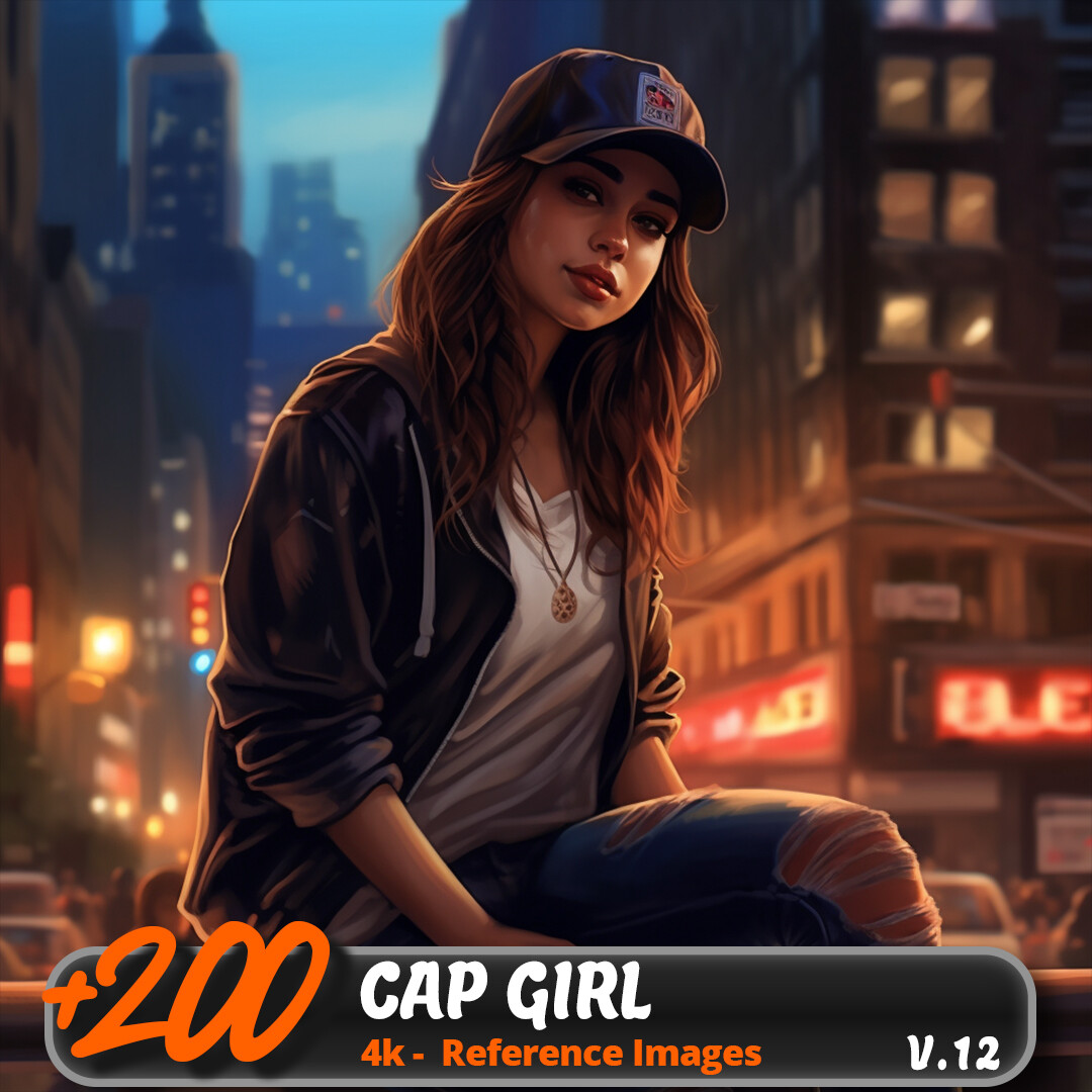 ArtStation - CAP GIRL VOL. 12/ 4K/ Reference Image