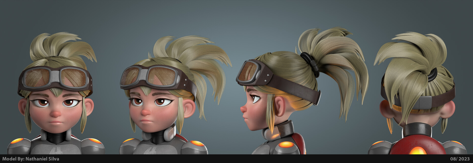 Nathaniel Silva - Number Four Character Model