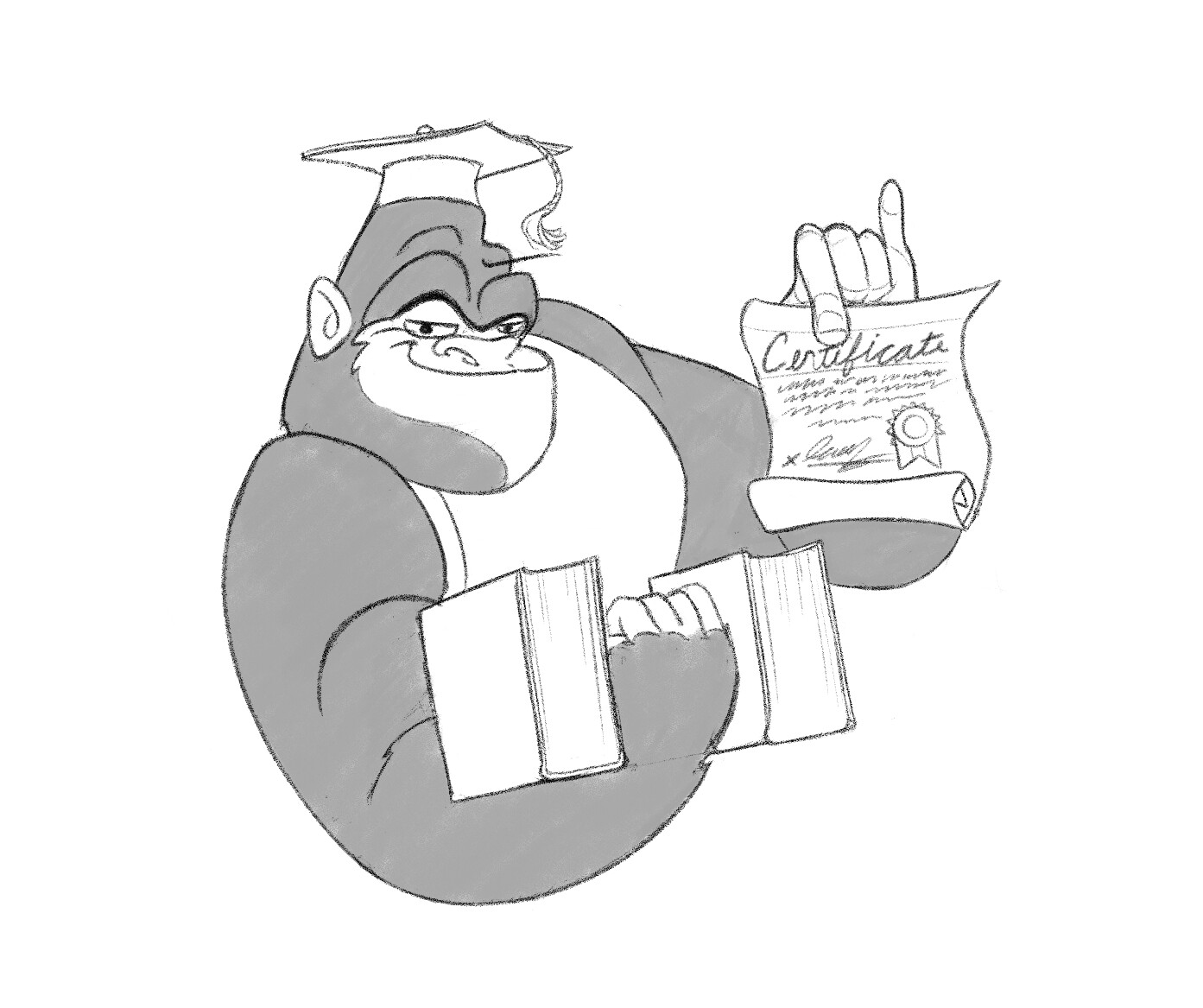 ArtStation - Gorilla Graduate