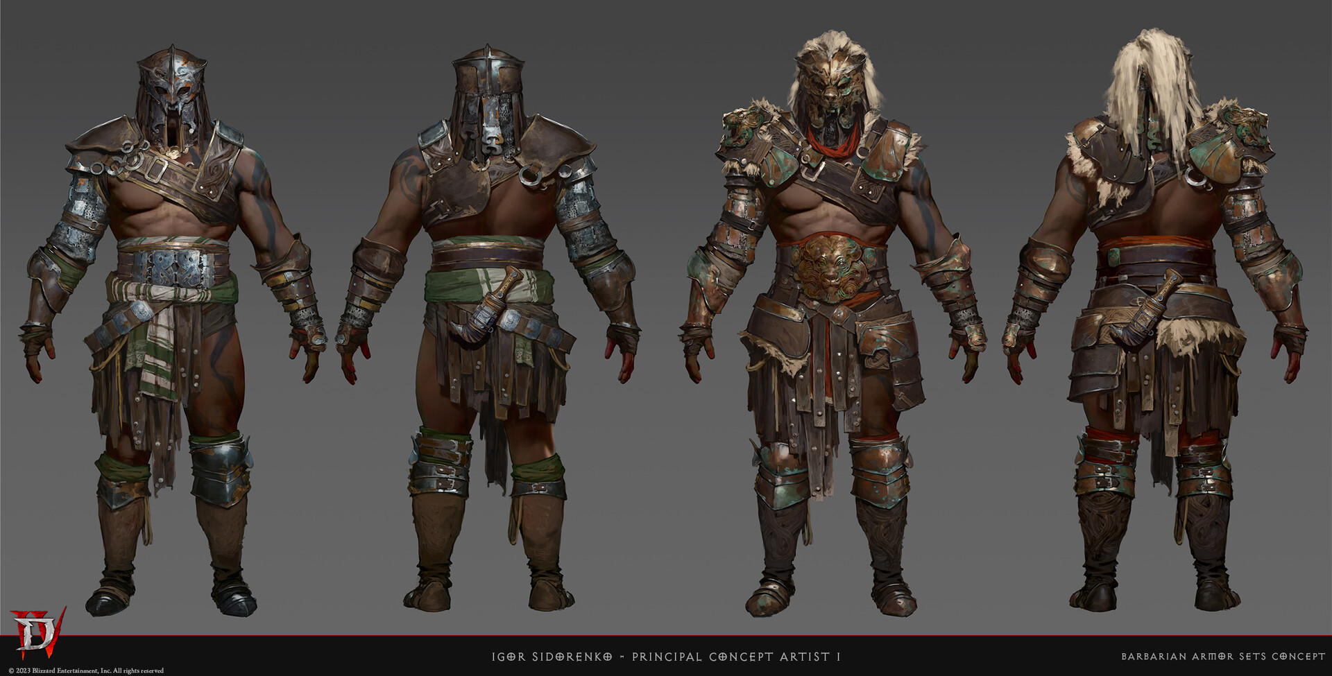 Igor Sid - Diablo IV Barb Concepts