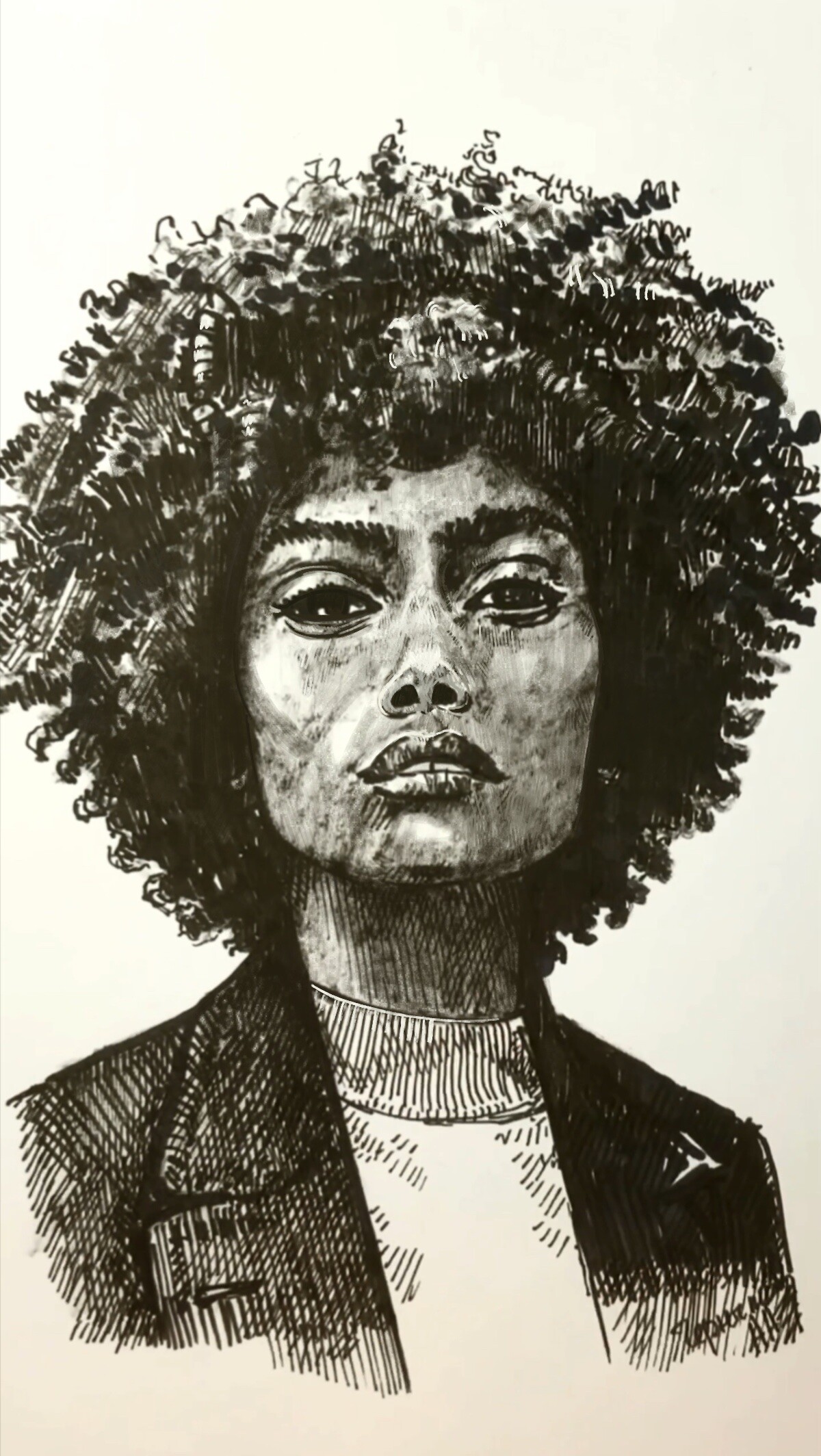 ArtStation - Gabi Rodrigues | sketchbook mode | portrait drawing