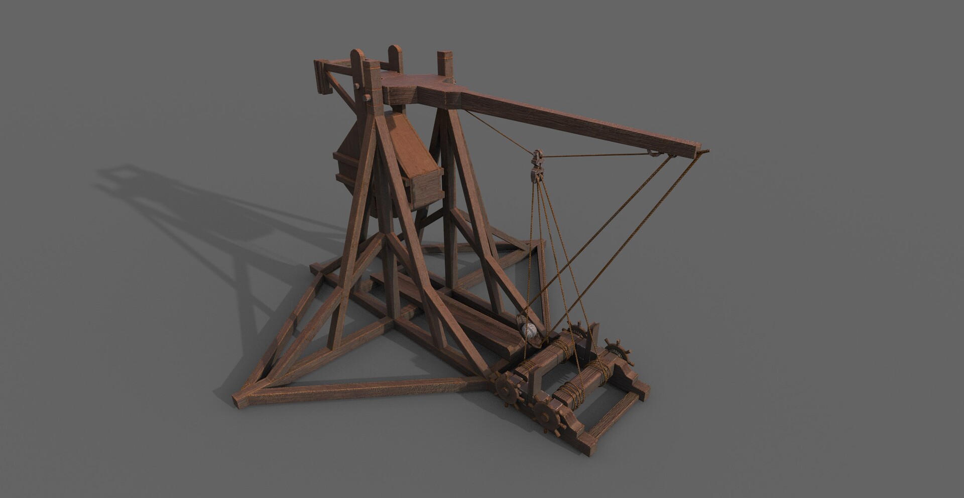 ArtStation - Medieval Trebuchet