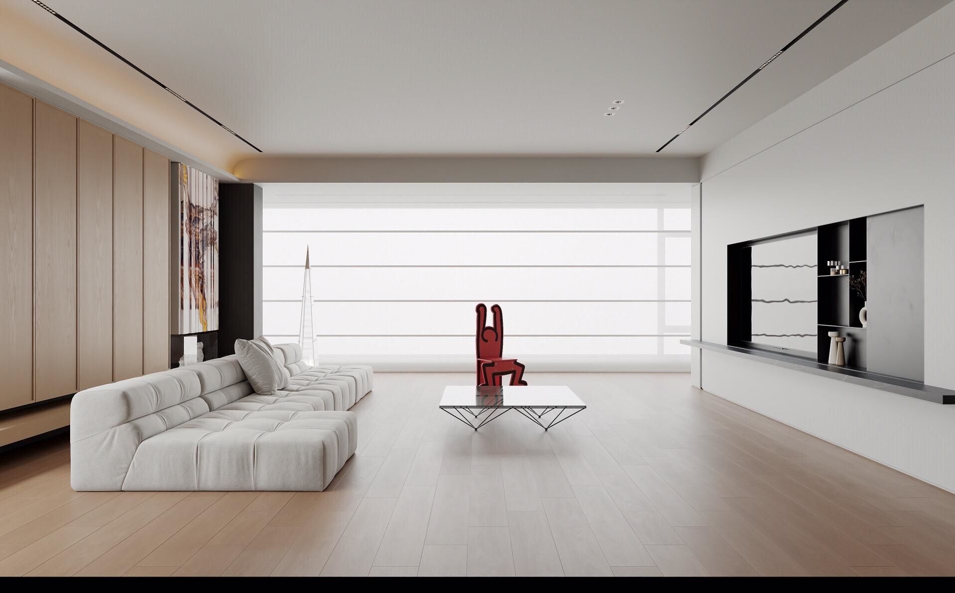 ArtStation - 3D Interior visualization of modern apartment