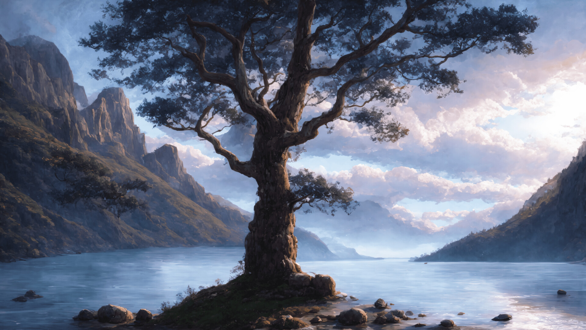 ArtStation - pastel tree