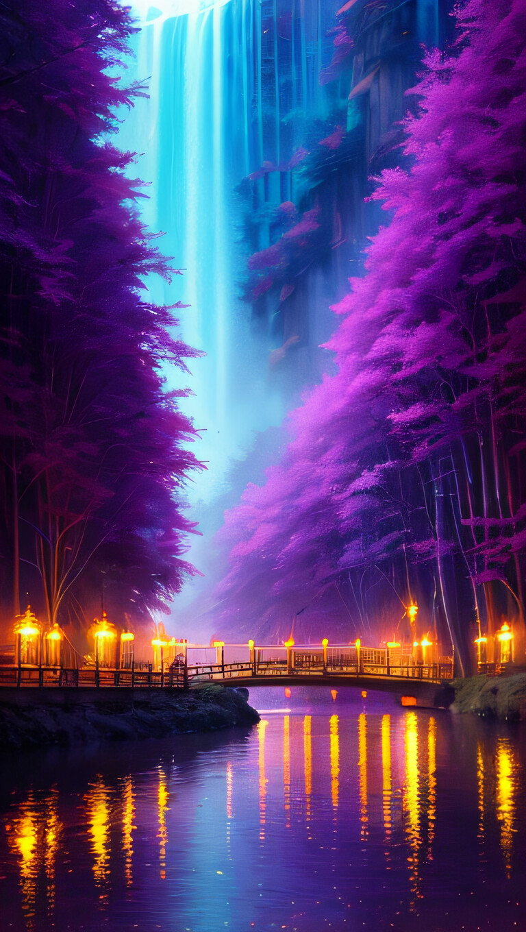 ArtStation - colorful landscape