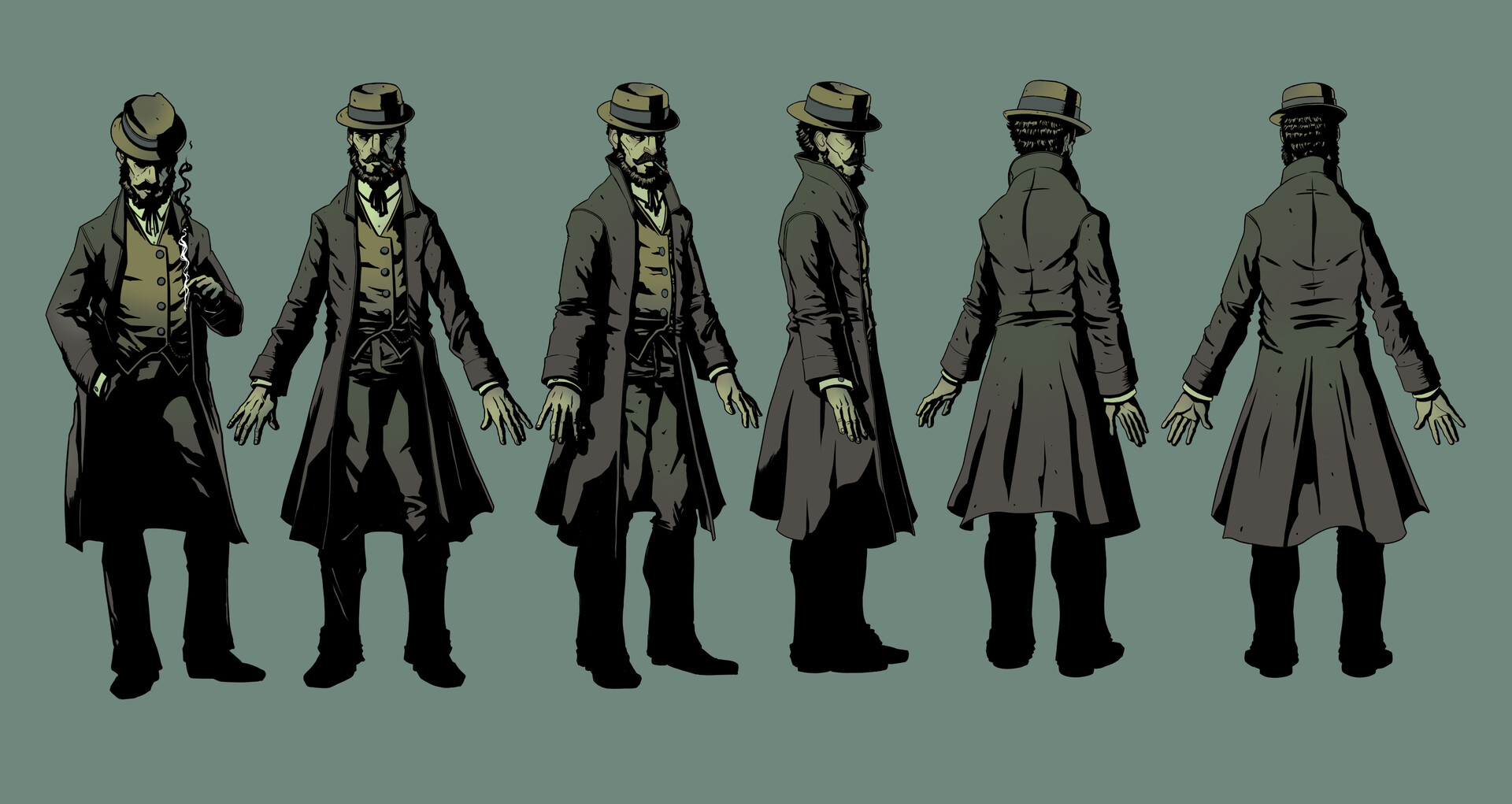 ArtStation - Turn around and 2D Animation