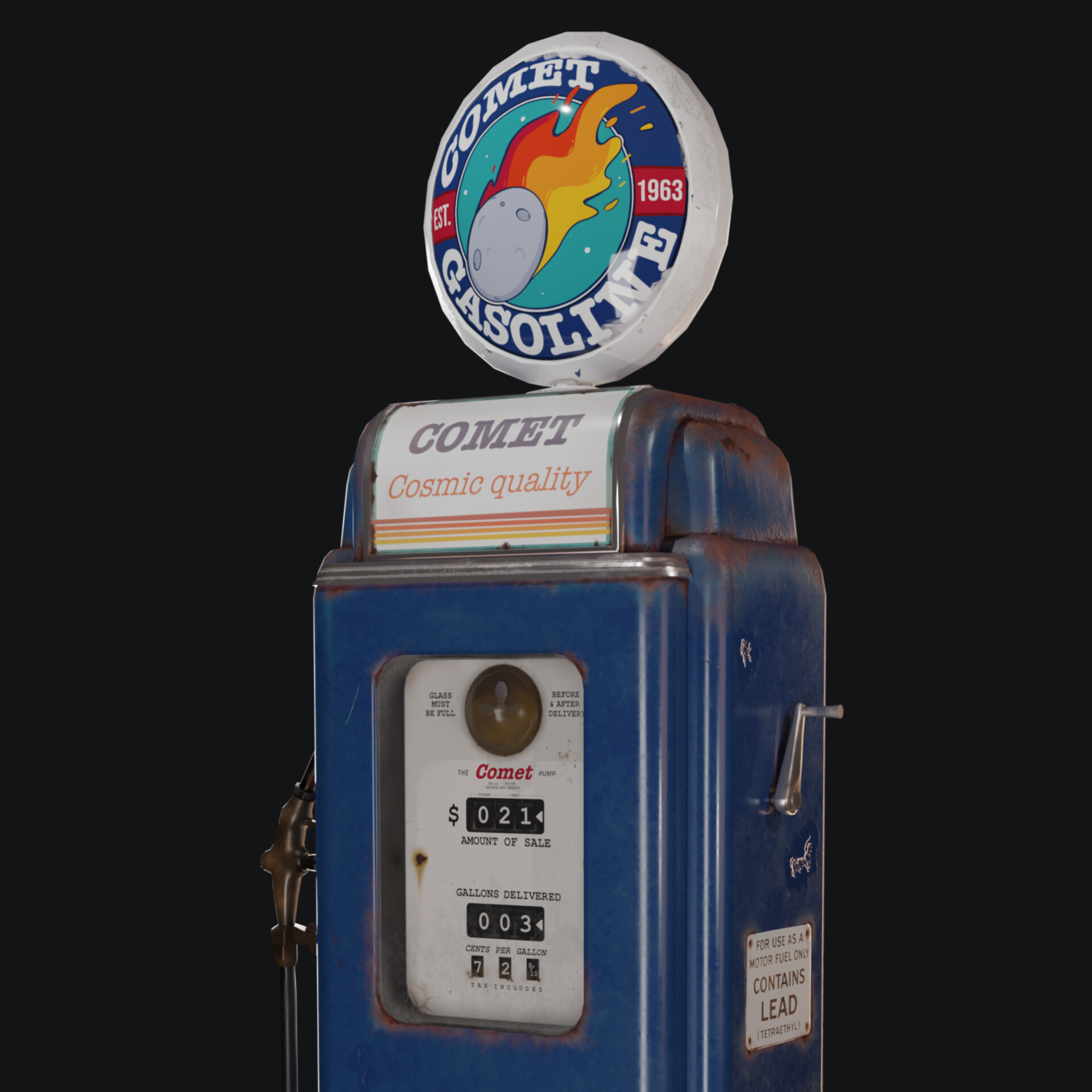 ArtStation - Gas pump