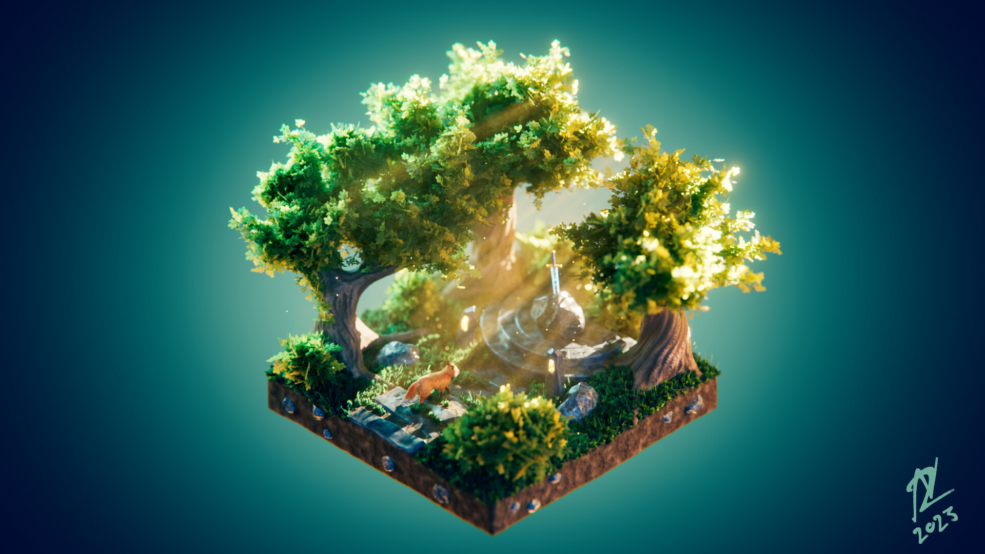 ArtStation - Isometric Forest