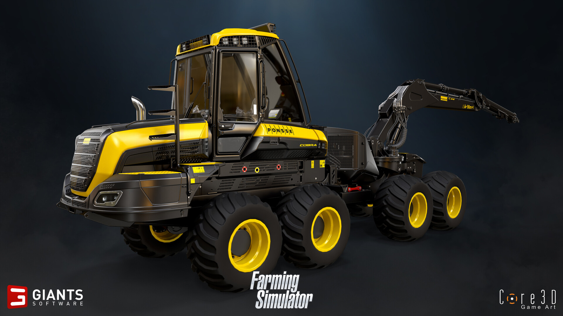 Core3D Game Art - Ponsse Cobra