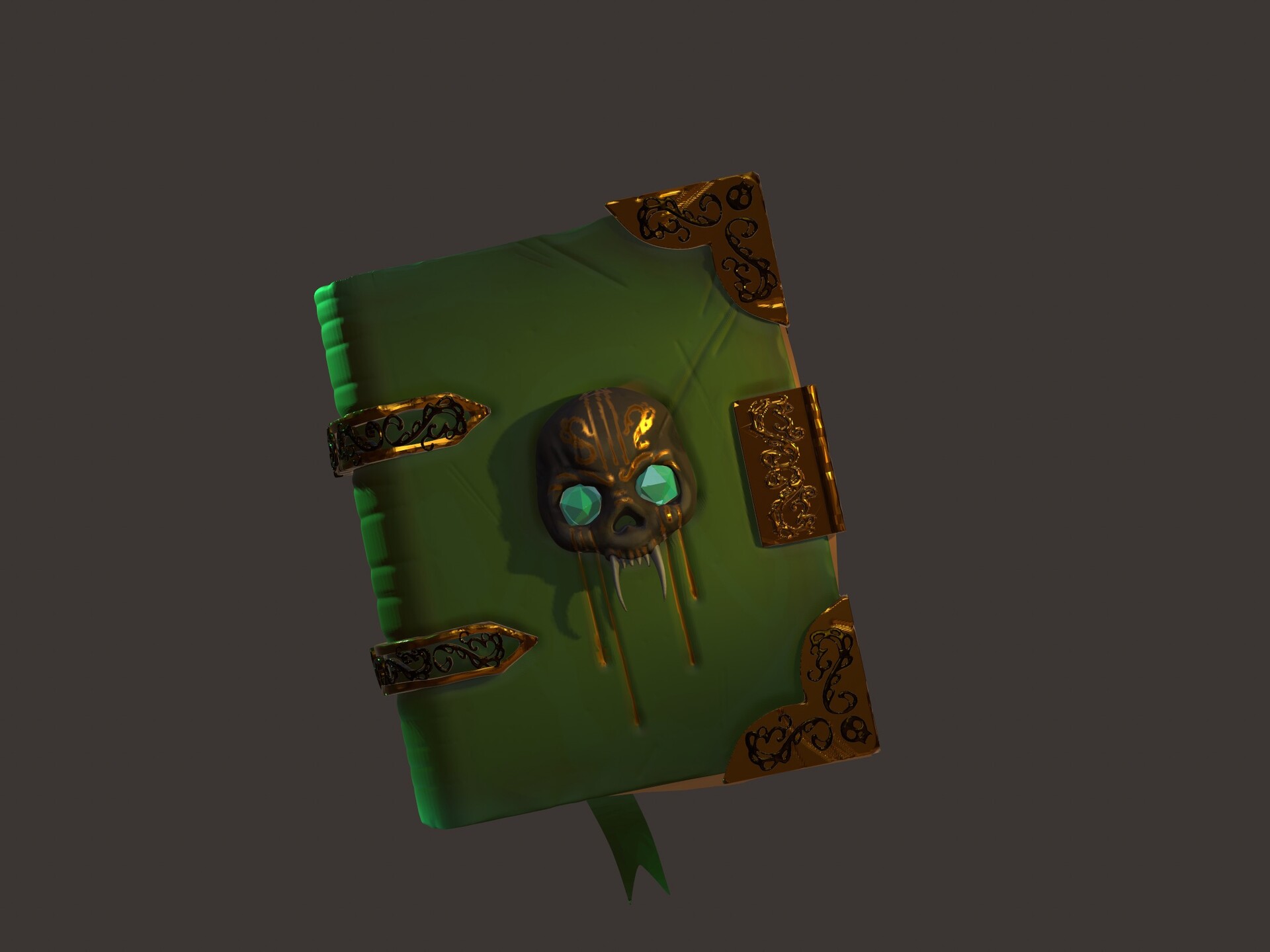 ArtStation - 3D Demonic Book of Demons